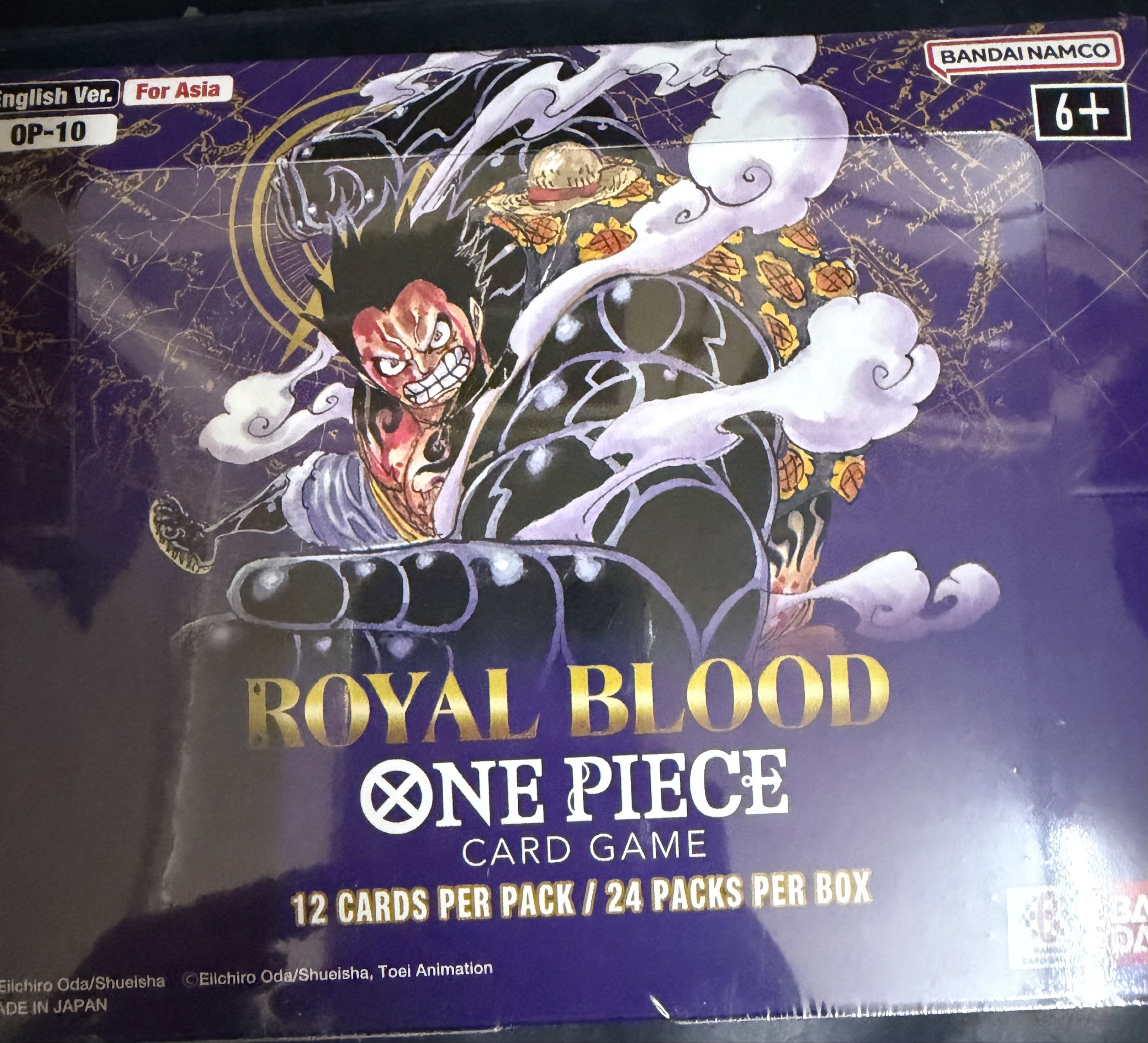 One Piece Card Game - Royal Blood OP-10 Booster Box One piece Op-10 ...