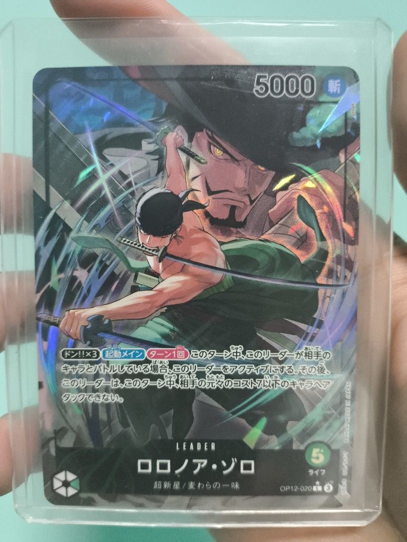 One Piece Card TCH - OP12-020 Zoro, Hobbies & Toys, Toys & Games on ...