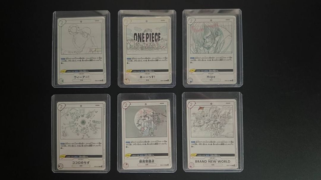 One Piece Card Game EB02 Line Art Full Set, Hobbies & Toys, Toys ...