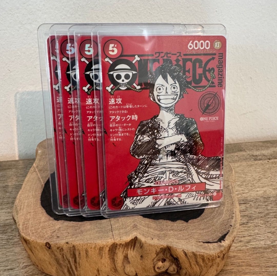 One Piece Card Game Magazine Vol.20 Monkey D. Luffy Promo ST12-014 Card ...