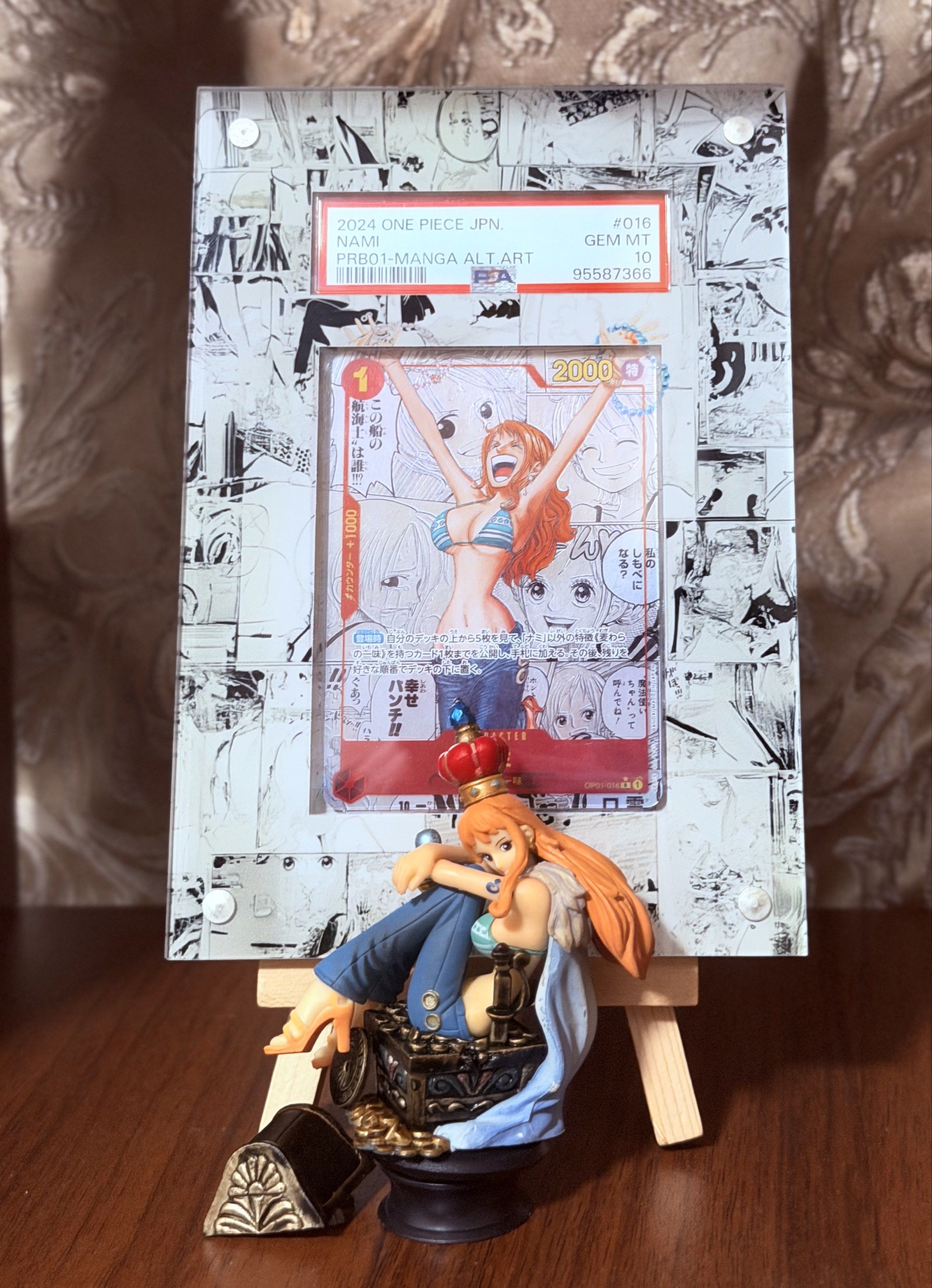 One Piece Card Game Nami Manga Alt Art PSA 10, Hobbies & Toys, Toys ...