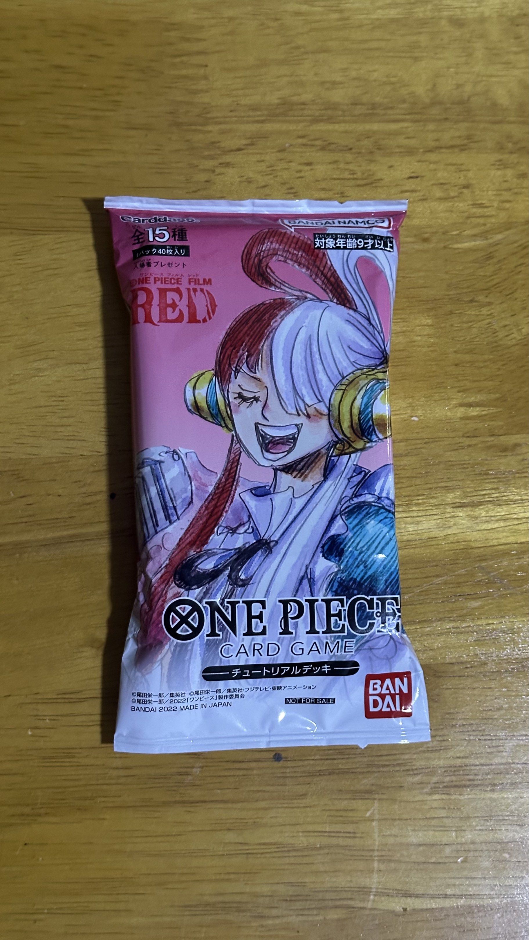 ONE PIECE Card Game Tutorial Deck Film RED Uta, Hobbies & Toys ...