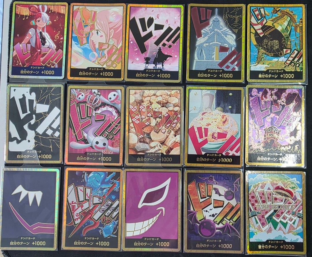 One Piece TCG Card Game : Gold Don (Uta,Sanji, Nami, Perona, Kaido ...