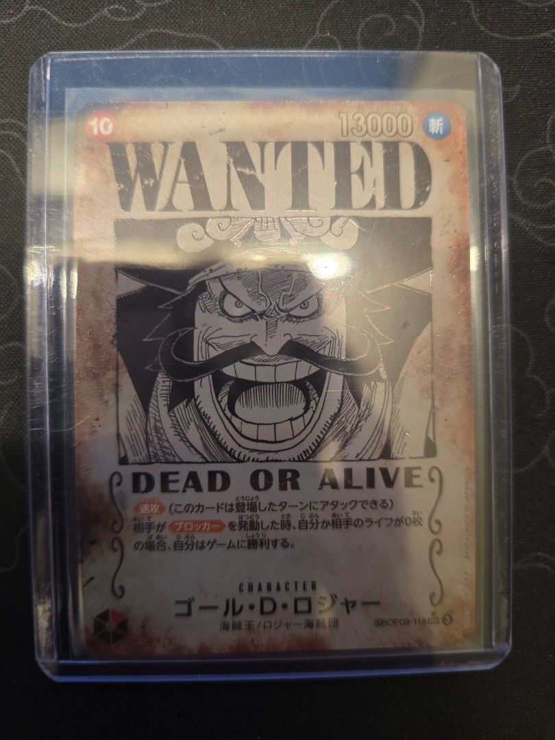 One Piece TCG Wanted Poster Set with Luff, Hobbies & Toys, Toys & Games ...