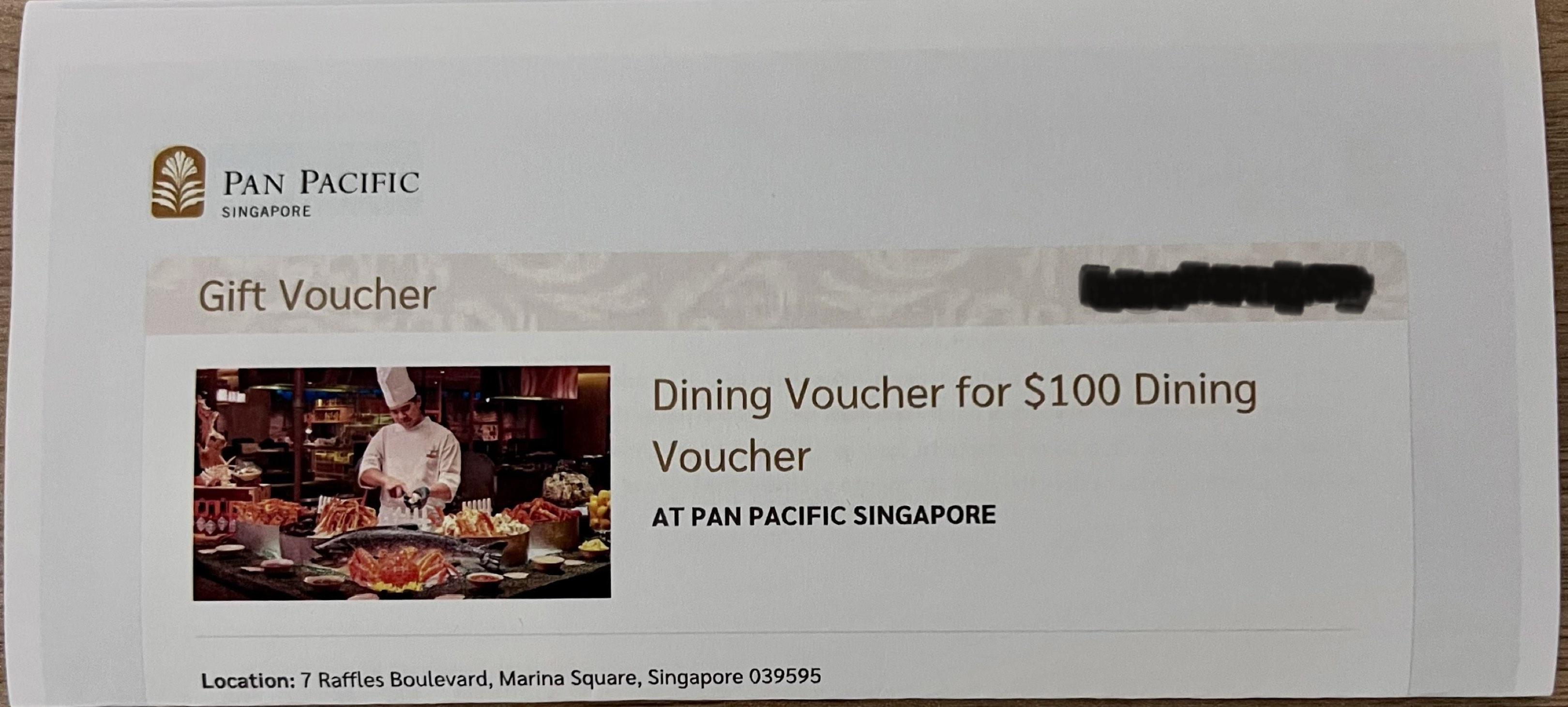 Pan Pacific Singapore $100 Dining Voucher, Tickets & Vouchers, Vouchers ...