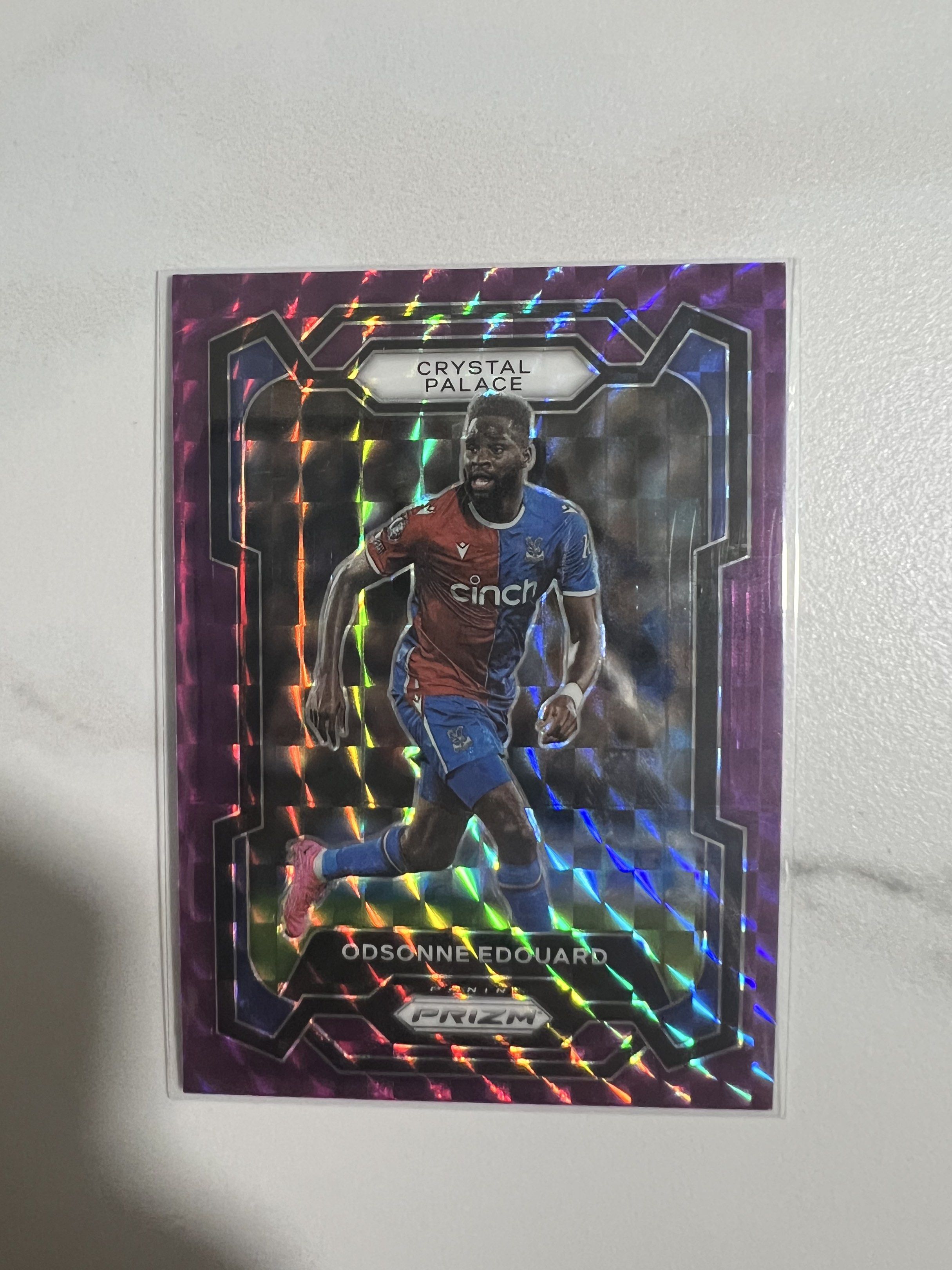 Panini Prizm Premier League Soccer Card Odsonne Edouard 86/140, Hobbies ...