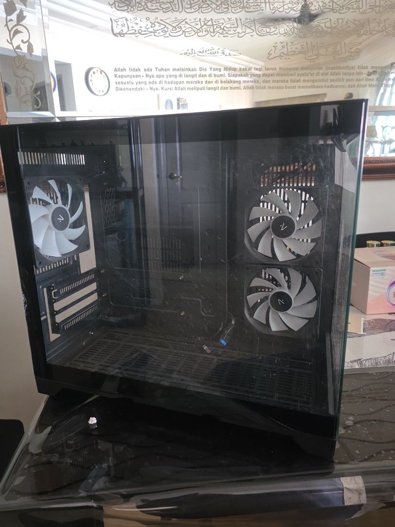 PC Case after shock with Fans - Black, Computers & Tech, Parts ...