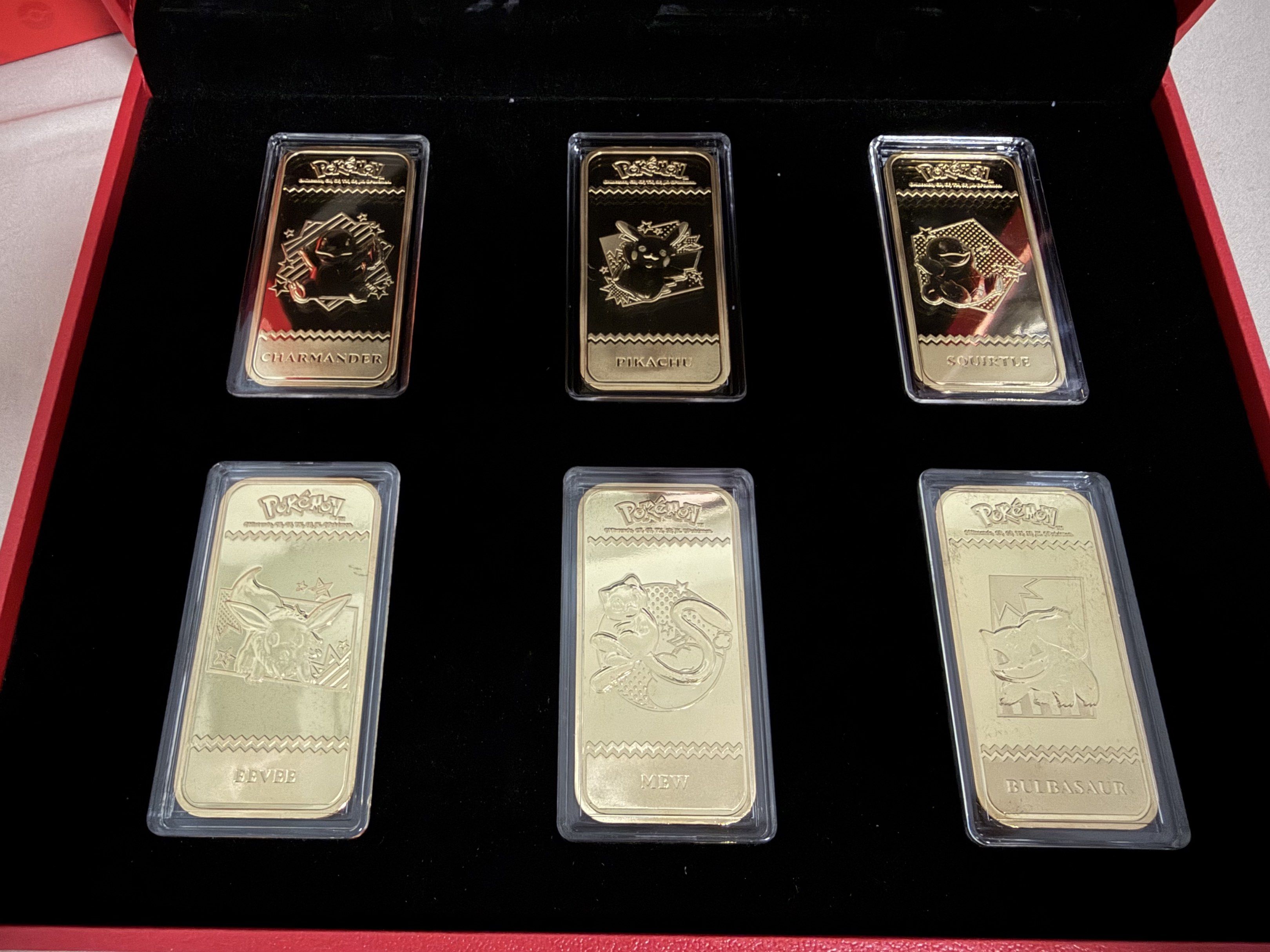 Pokemon 24K Gold-Plated Ingot Set - Limited Edition, Hobbies & Toys ...