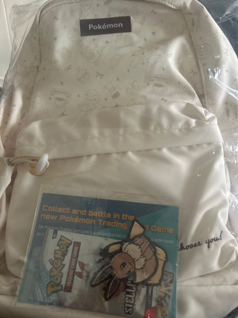 Pokemon Backpack with Eevee Pin FairPrice , Babies & Kids, Babies ...