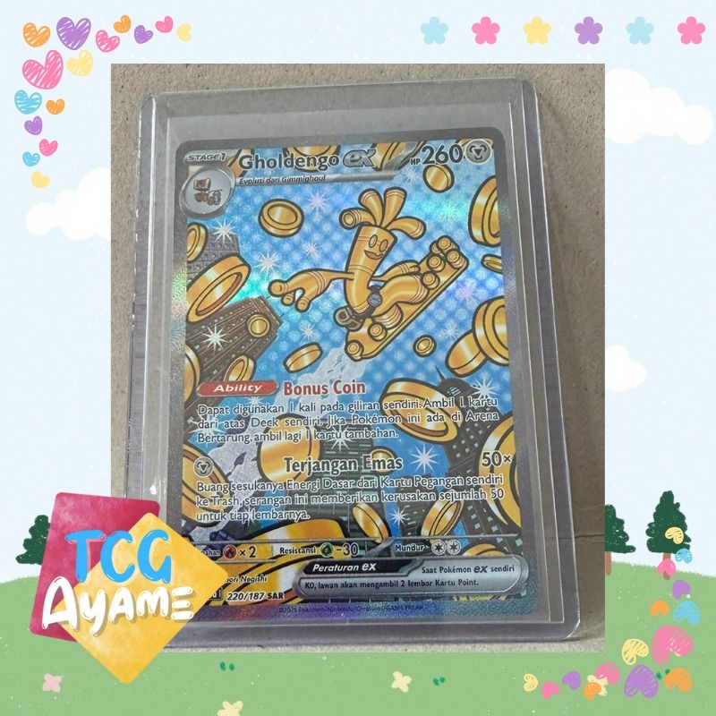 [POKEMON] Gholdengo EX #220 - Bahasa Indo, Hobbies & Toys, Toys & Games ...