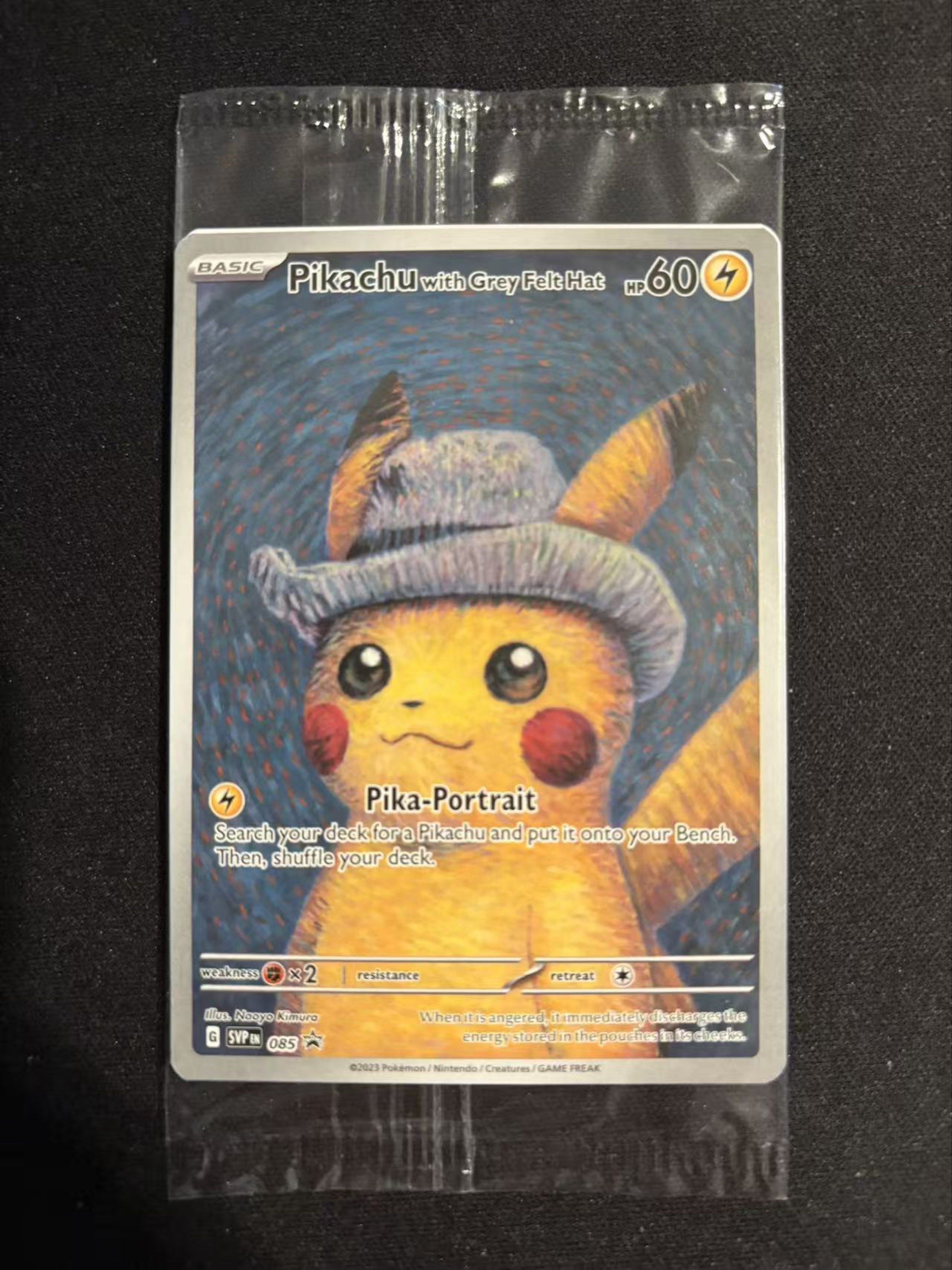 Pokemon TCG Pikachu with Grey Felt Hat Card, Hobbies & Toys, Toys ...