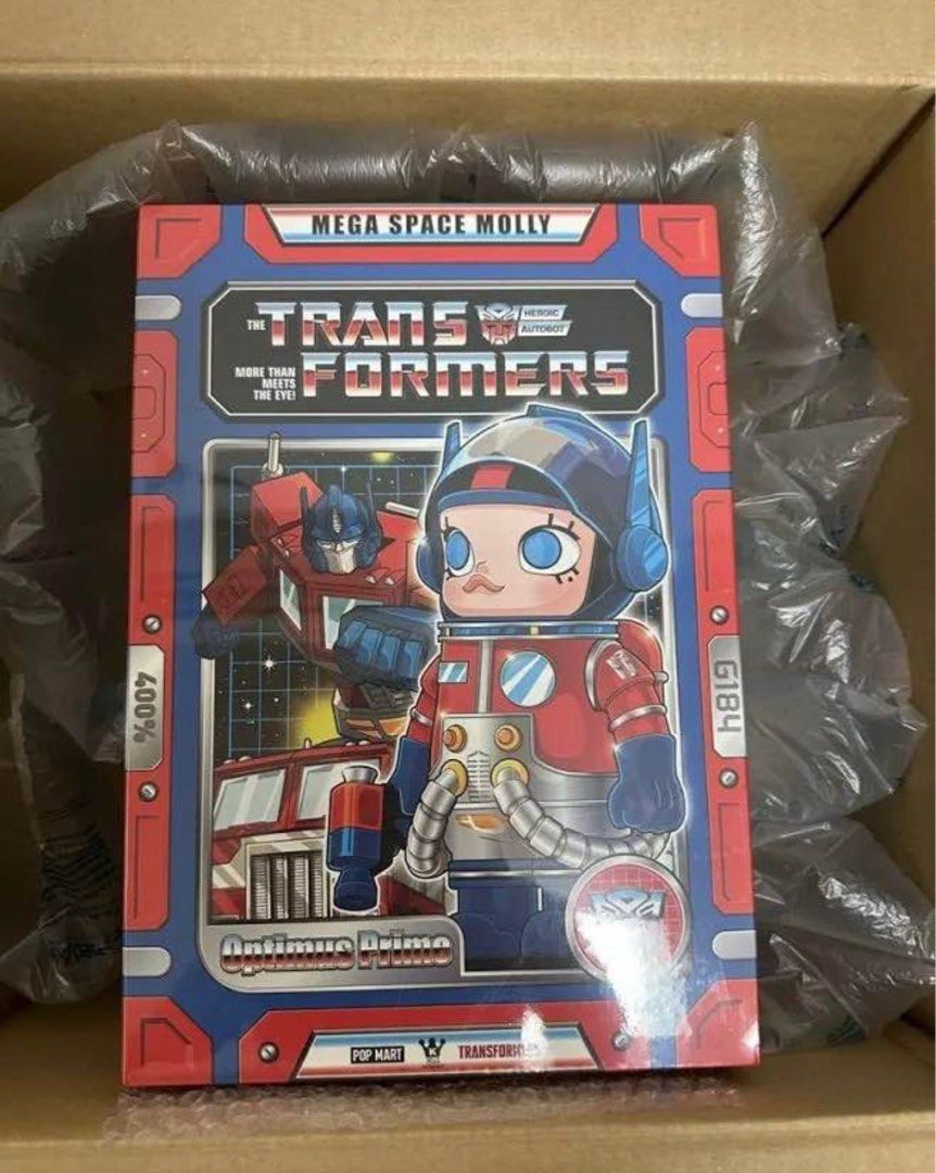 POP MART Mega Space Molly x Transformers Optimus Prime, Hobbies & Toys ...