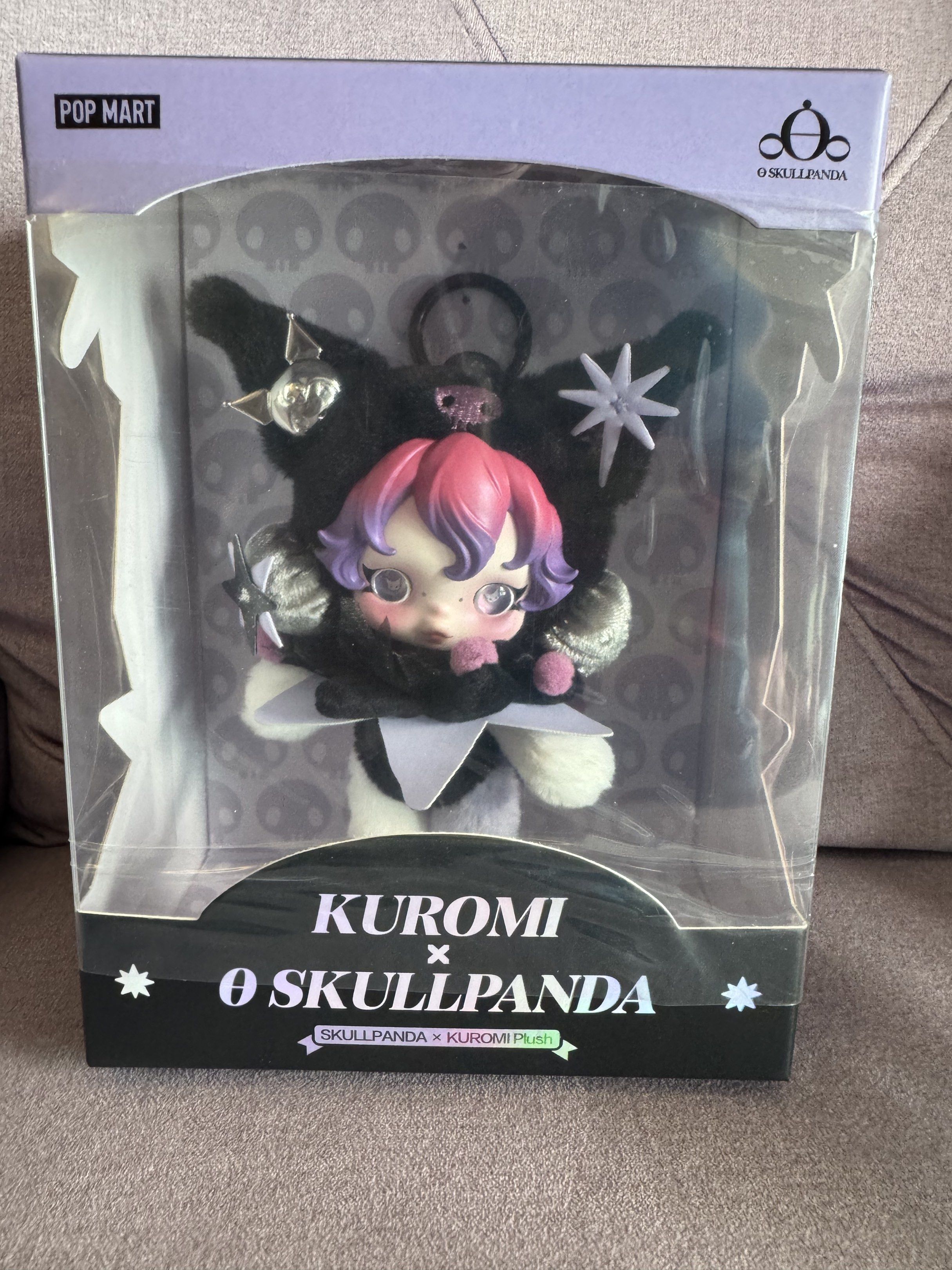 POP MART Skullpanda Kuromi plush, Hobbies & Toys, Toys & Games on Carousell