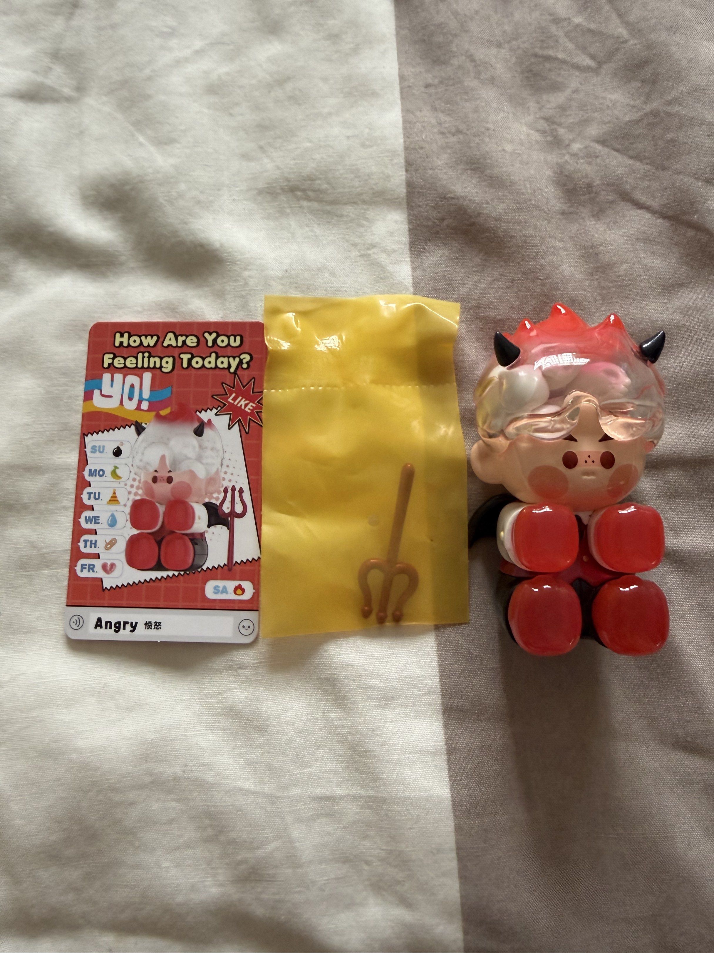 Popmart Pino Jelly How Are You Feeling Today Series - Angry, Hobbies ...