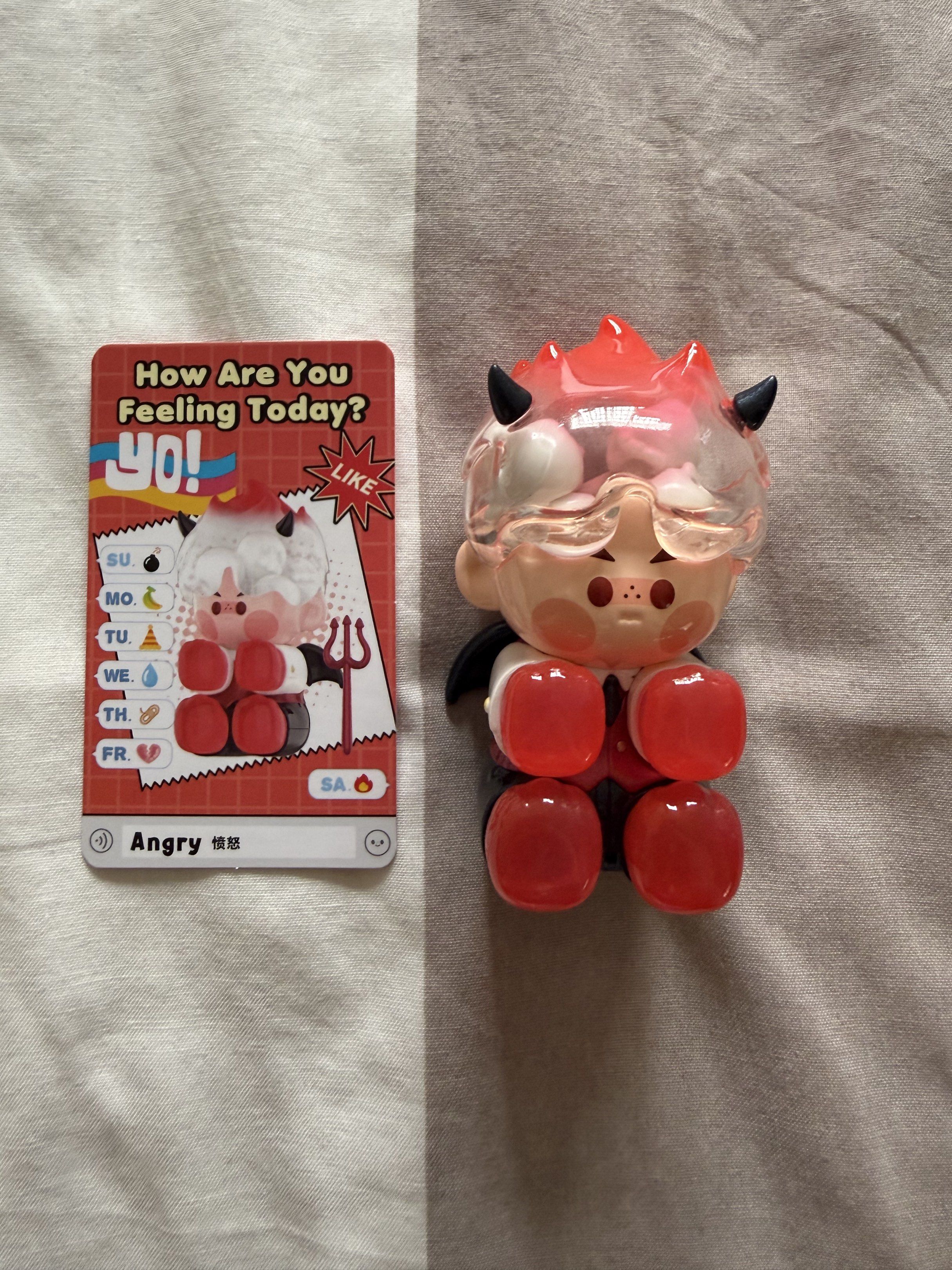 Popmart Pino Jelly How Are You Feeling Today Series - Angry, Hobbies ...