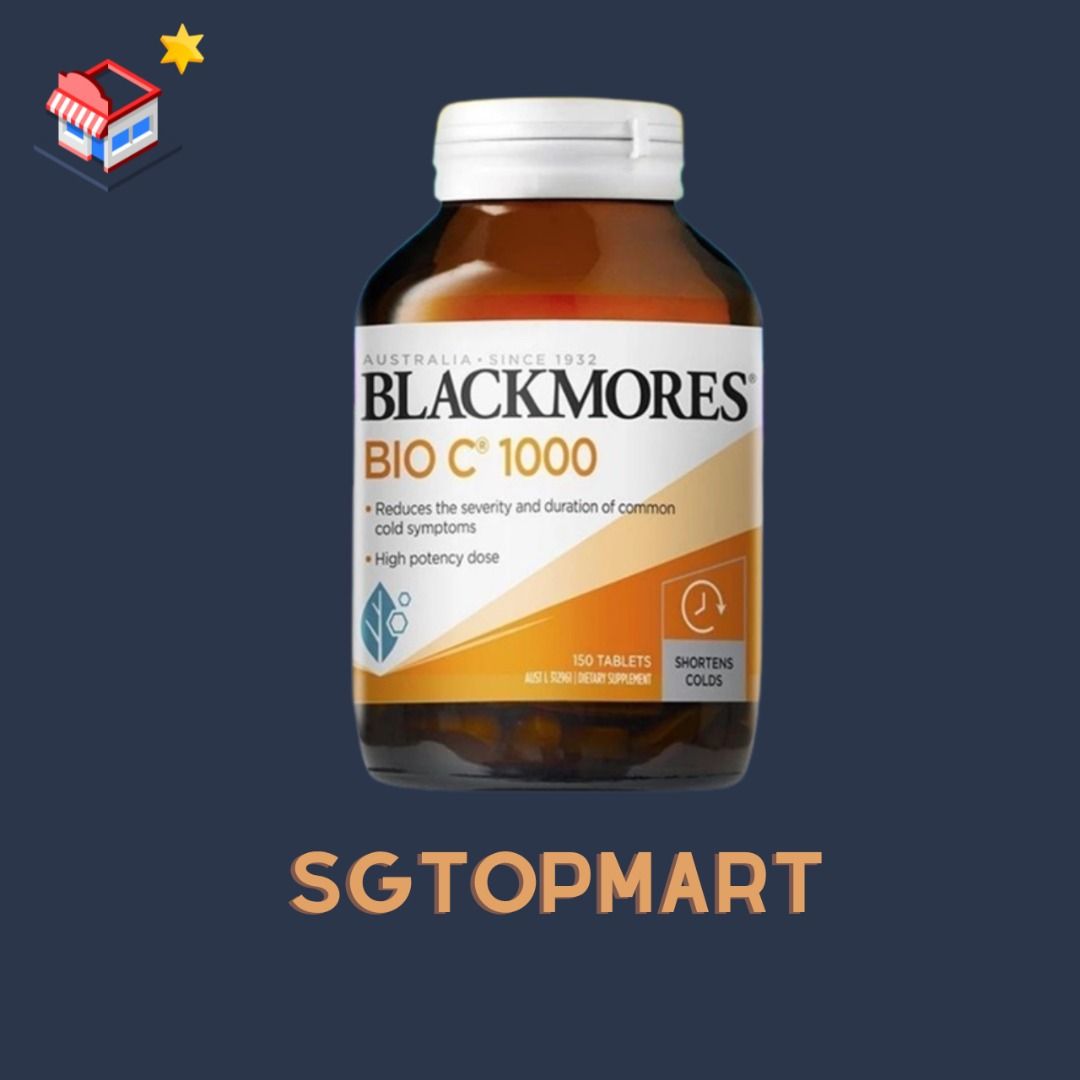 [POPULAR] Blackmores Bio-C 1000 (150 Tablets), Health & Nutrition ...