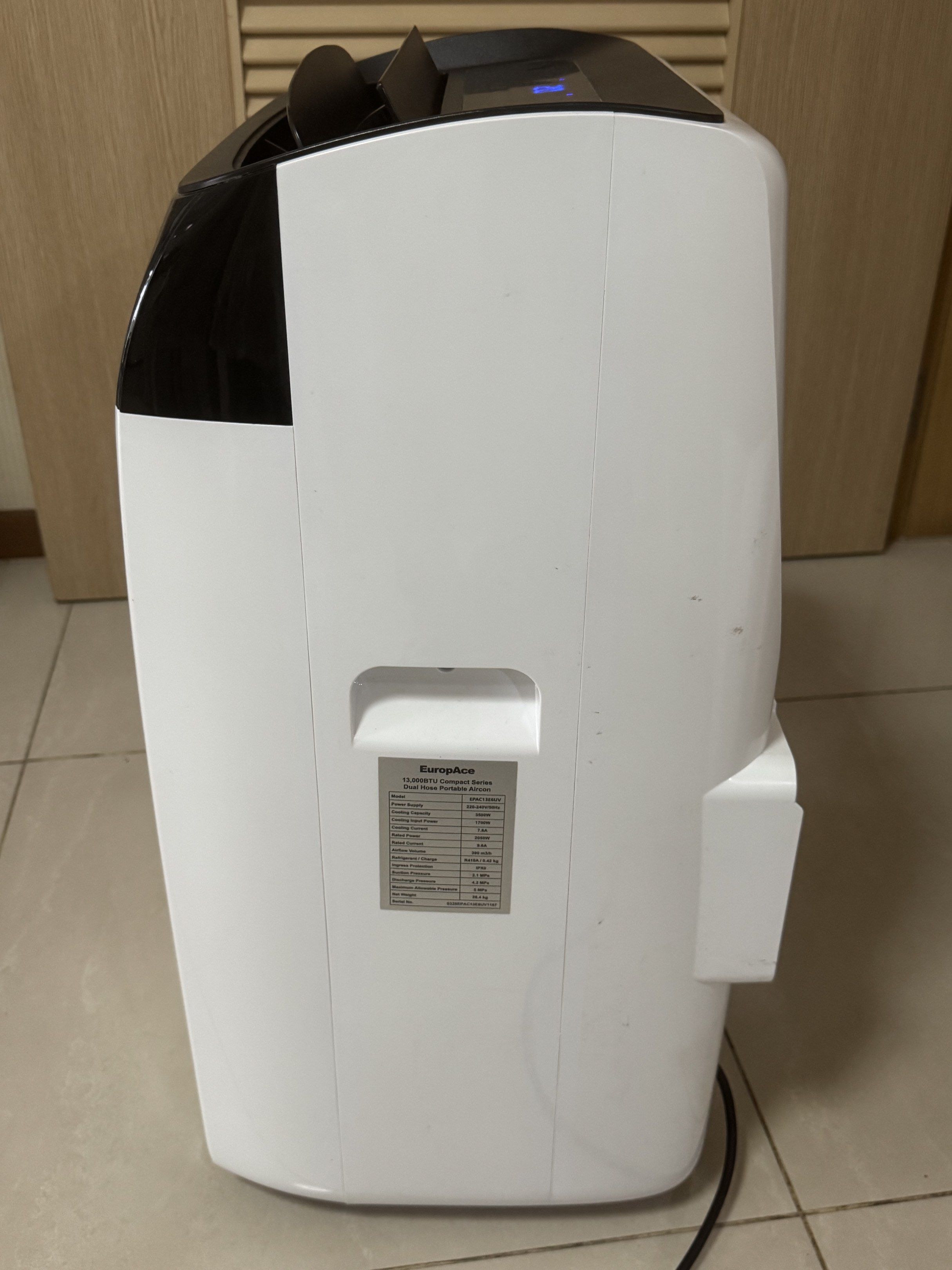 Portable Aircon EuropAce (2025 new model) 13000BTU Portable Air ...