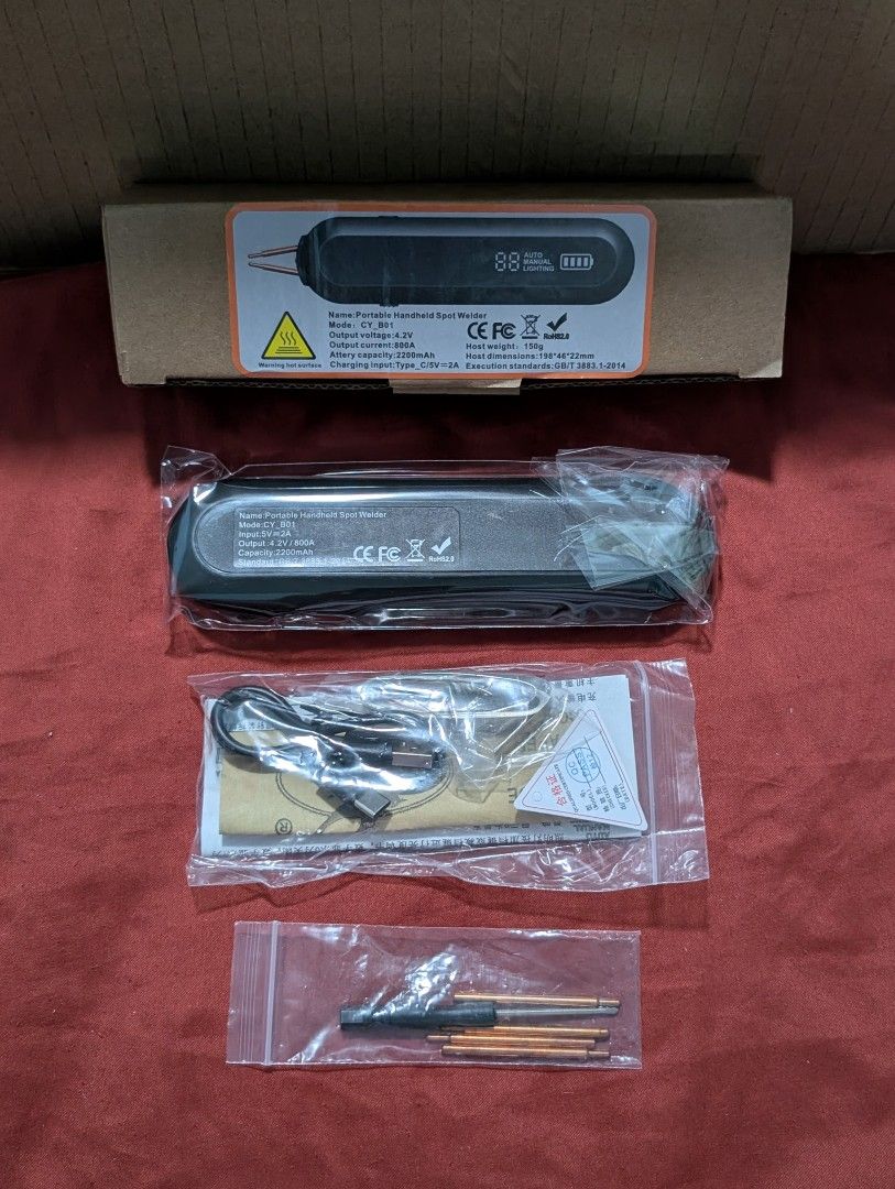 Portable Handheld Spot Welder CY-801 Welding Machine, Computers & Tech ...
