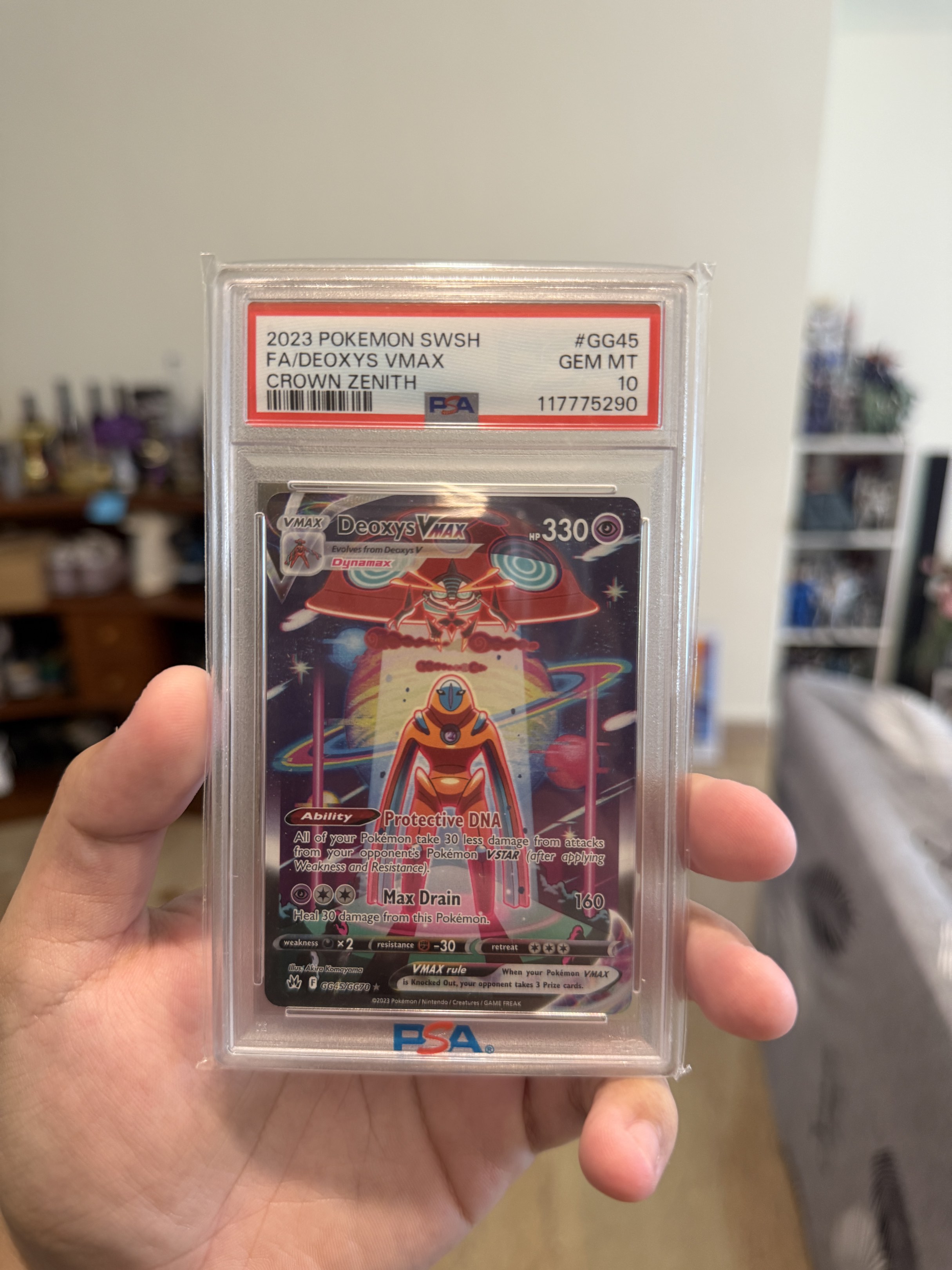 PSA 10 Deoxys VMAX Crown Zenith FA #GG45 Pokemon, Hobbies & Toys, Toys & Games on Carousell