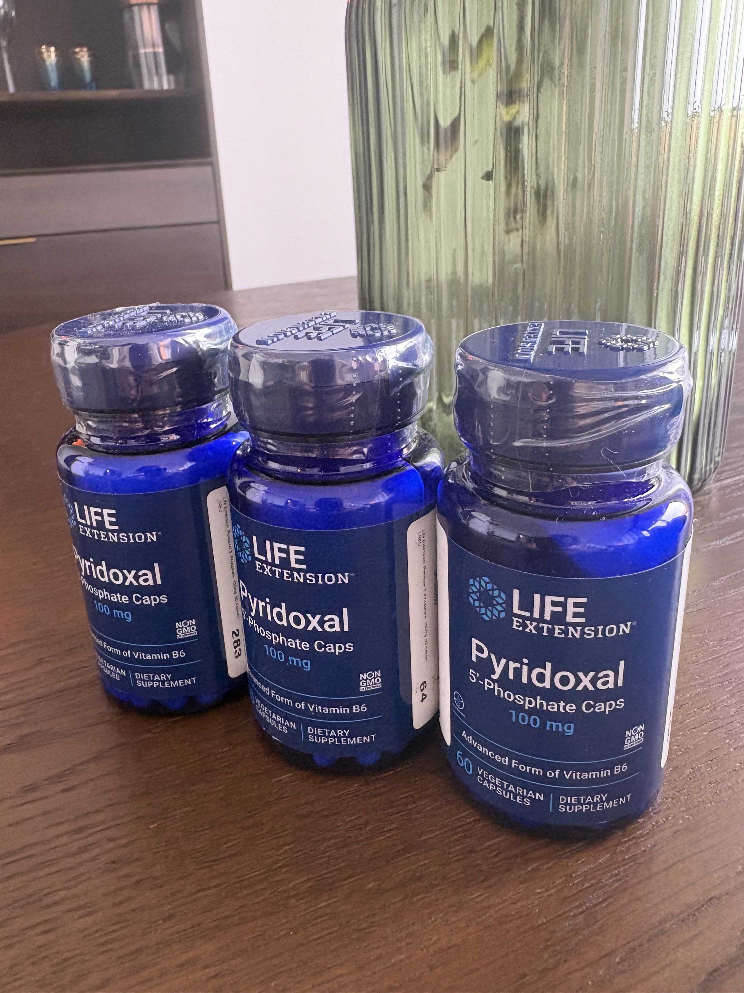 Pyridoxal 5'-Phosphate Caps 100mg Vitamin B6, Health & Nutrition ...