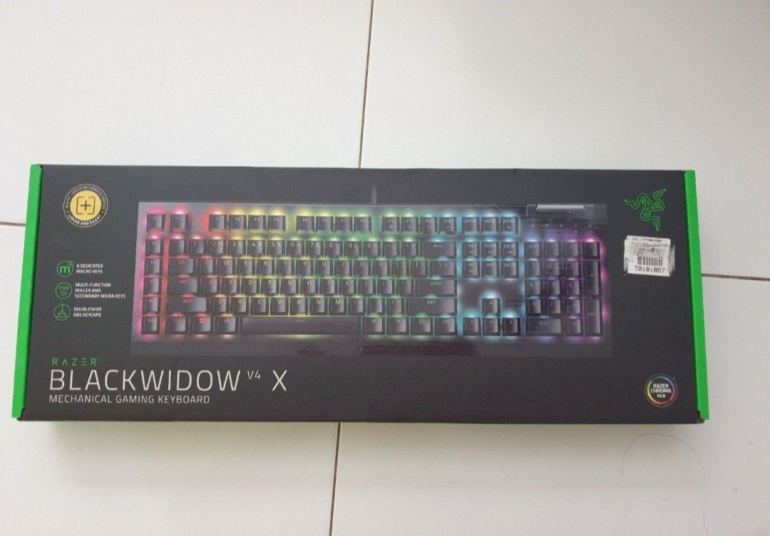Razer Blackwidow V4X Mechanical Gaming Keyboard [Yellow Linear Switch ...