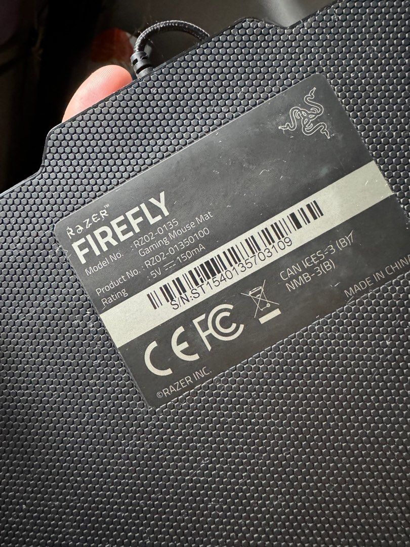 Razer Firefly Gaming Mouse Mat, Computers & Tech, Parts & Accessories ...