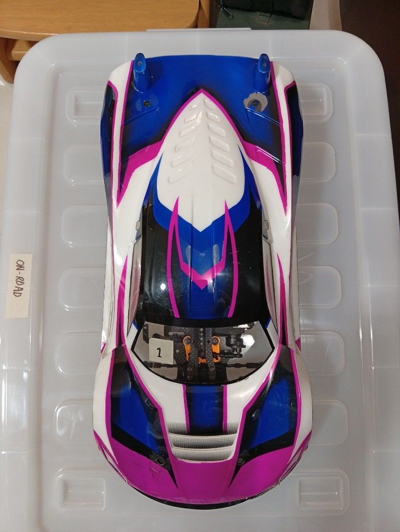 RC Car Chassis with Body, Hobbies & Toys, Toys & Games on Carousell