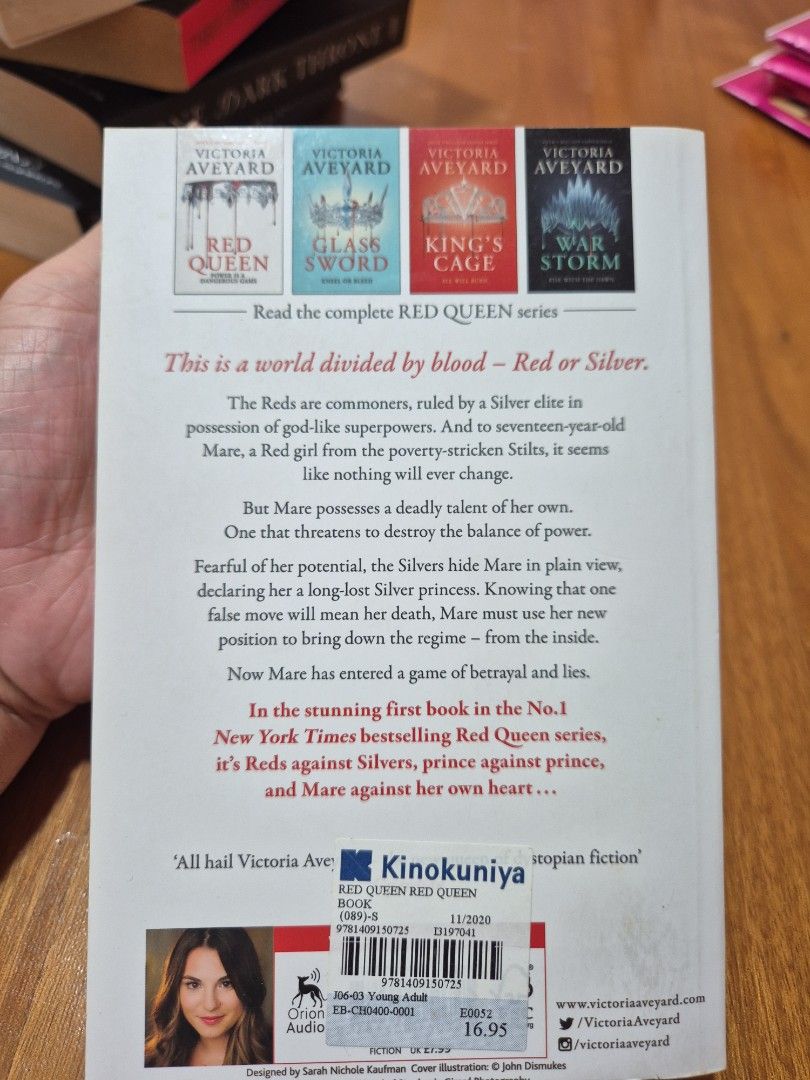 Red Queen by Victoria Aveyard, Hobbies & Toys, Books & Magazines ...
