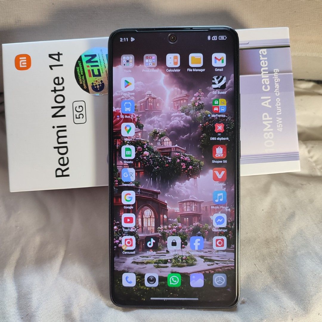 Xiaomi Redmi Note 14 5G 256GB Midnight Black, Mobile Phones & Gadgets ...