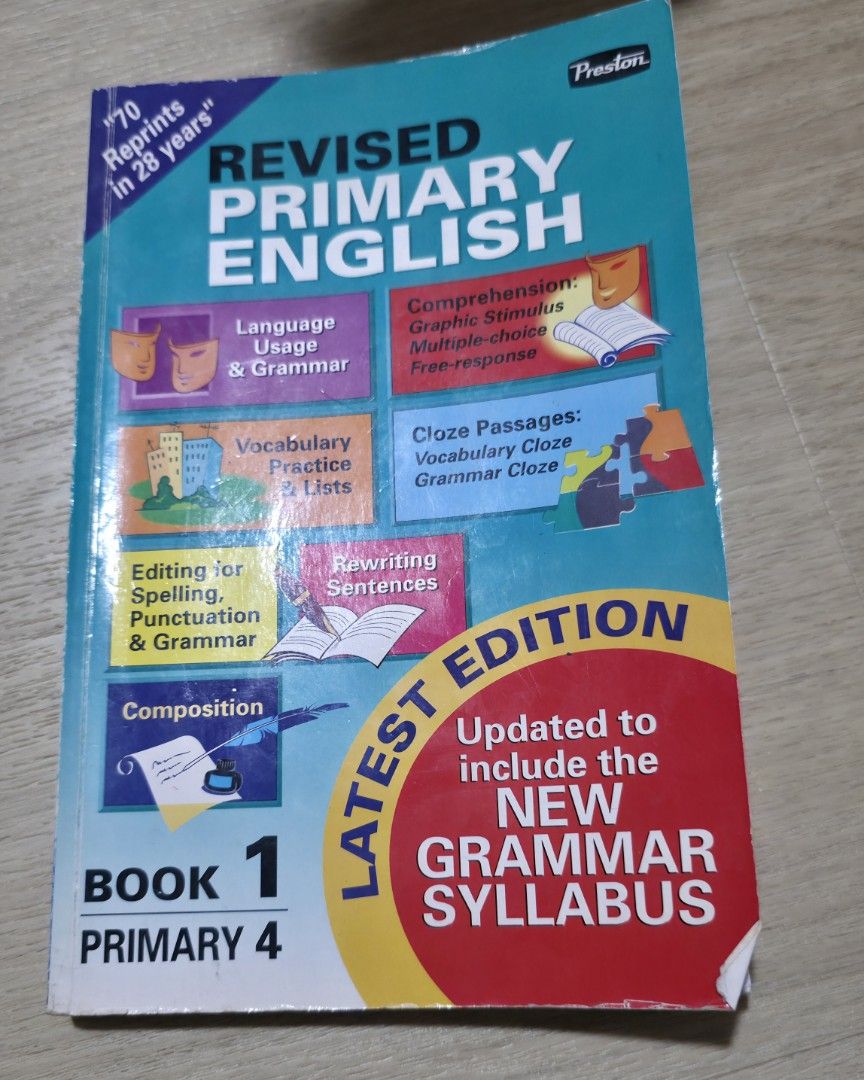 Revised Primary English Book 1 - Primary 4, Hobbies & Toys, Books ...