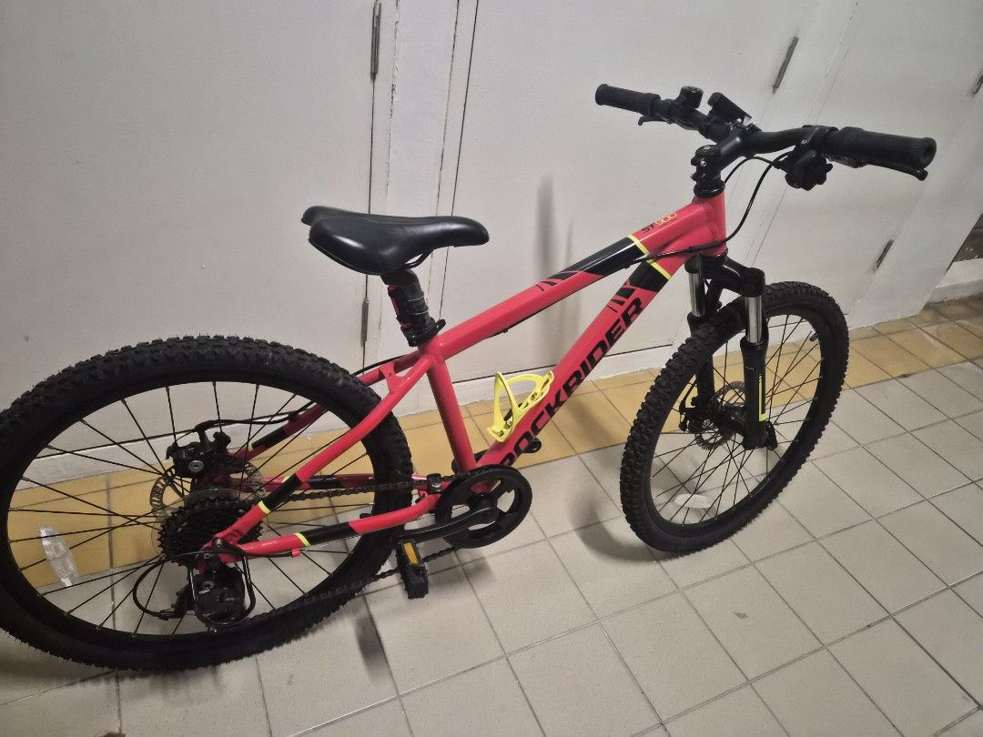 Rockrider Kids' Mountain Bike - Red, Sports Equipment, Bicycles & Parts ...