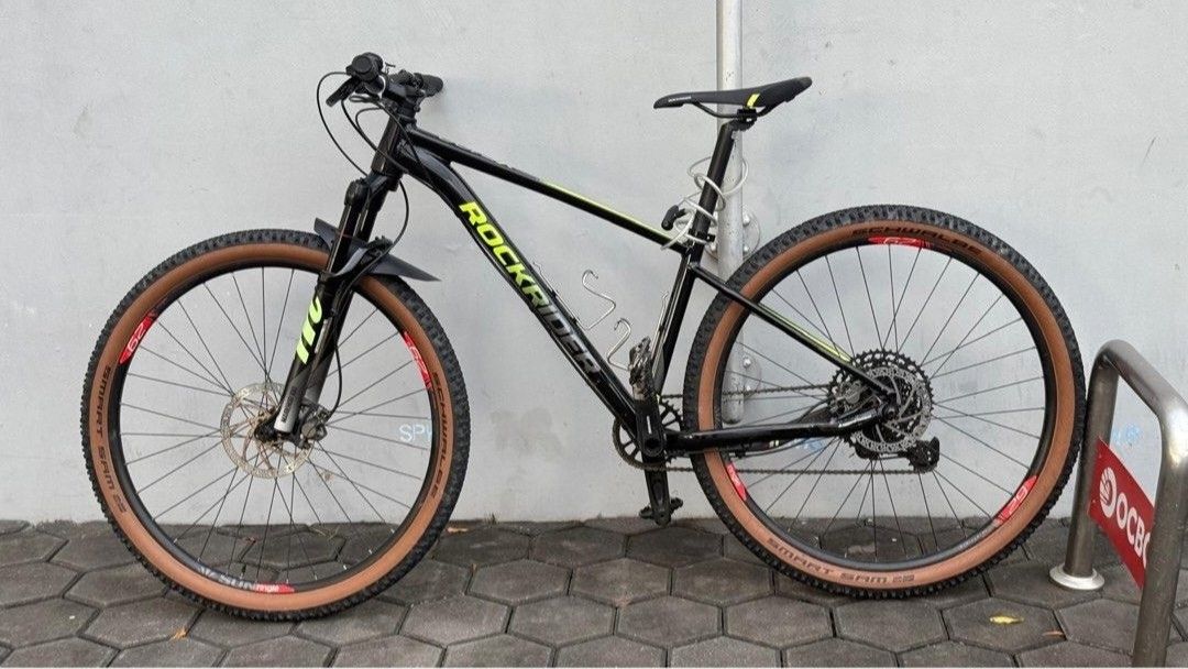 Rockrider Mountain Bike - Black, Sports Equipment, Bicycles & Parts ...