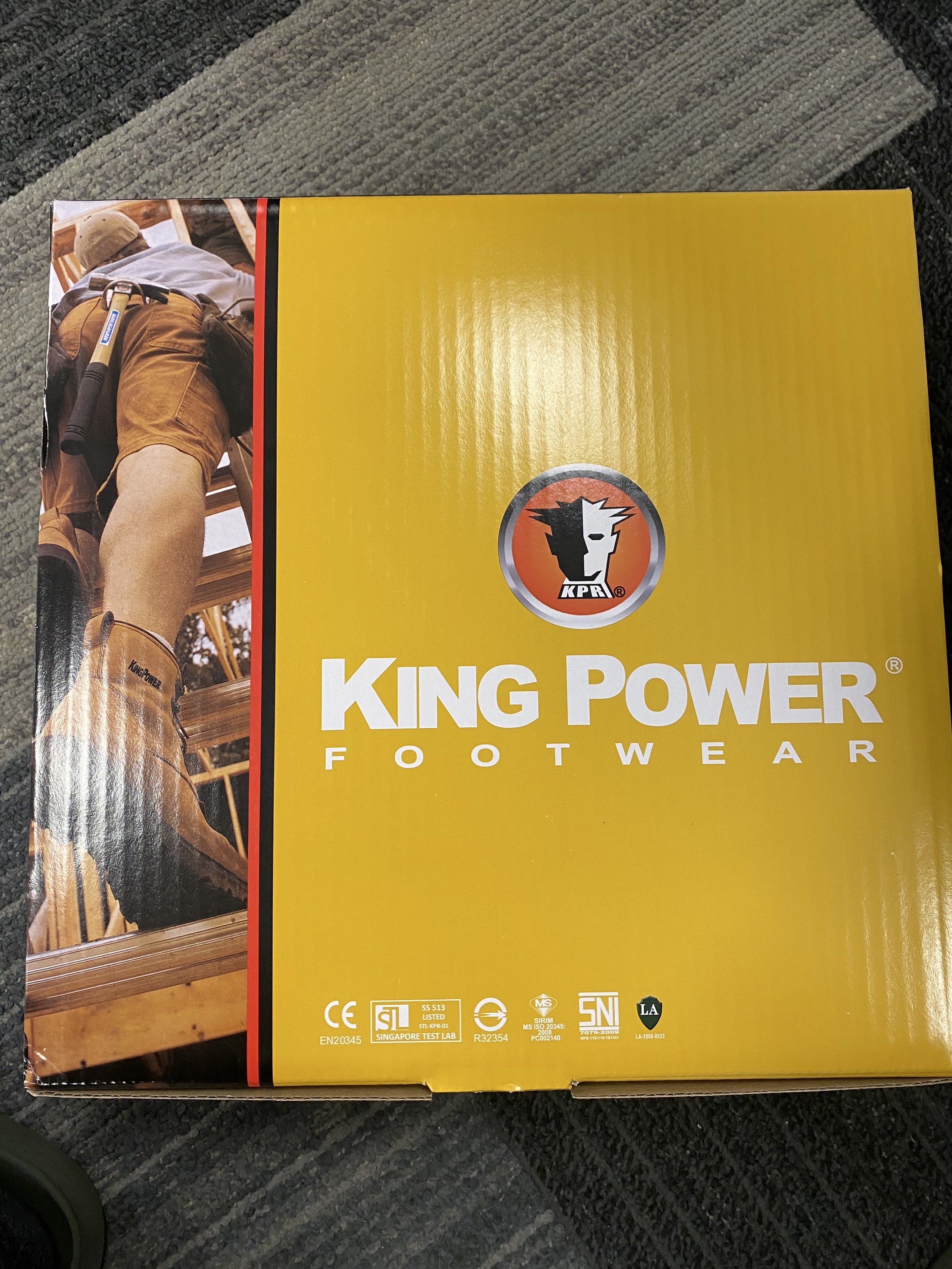 SAFETY SHOE KING POWER, Men's Fashion, Footwear, Boots on Carousell