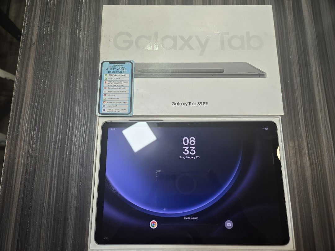 Samsung Galaxy Tab S9 FE (WiFi) Gray 256GB, Mobile Phones & Gadgets ...