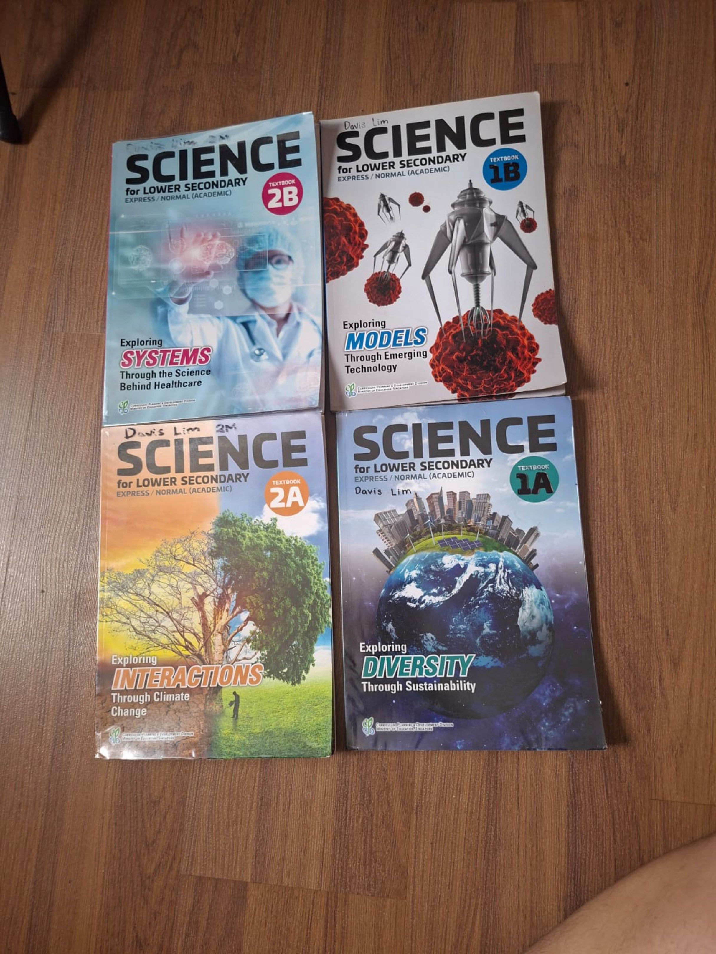 Secondary School Textbooks - Science, Geography, Mathematics, Hobbies ...