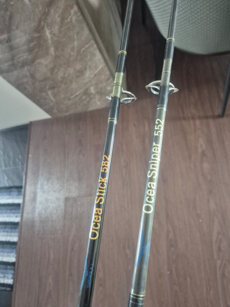 Shimano Ocea Sniper & Stick Fishing Rods, Sports Equipment, Fishing on ...