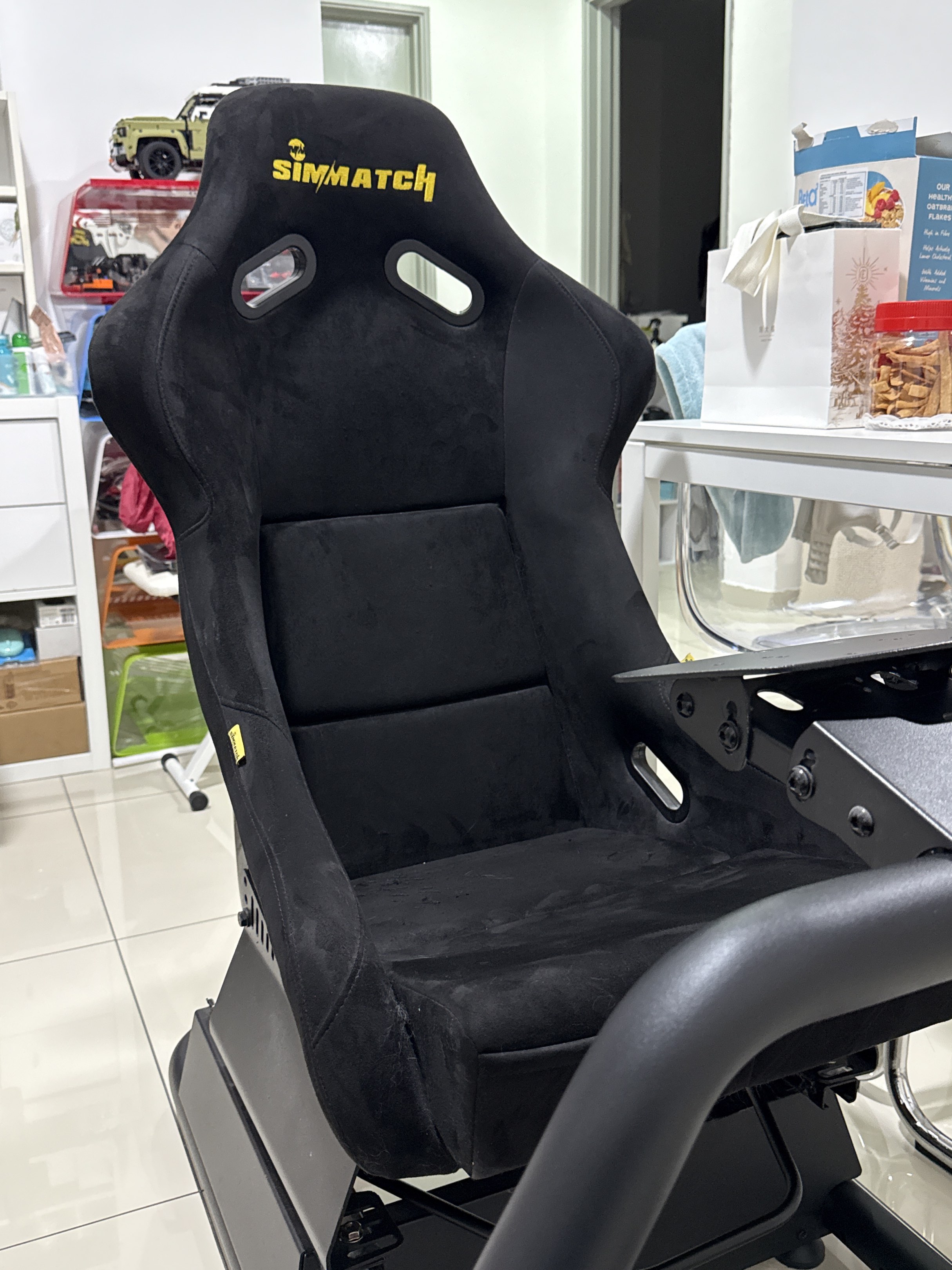 SimMatch Racing Simulator Seat, Furniture & Home Living, Furniture ...