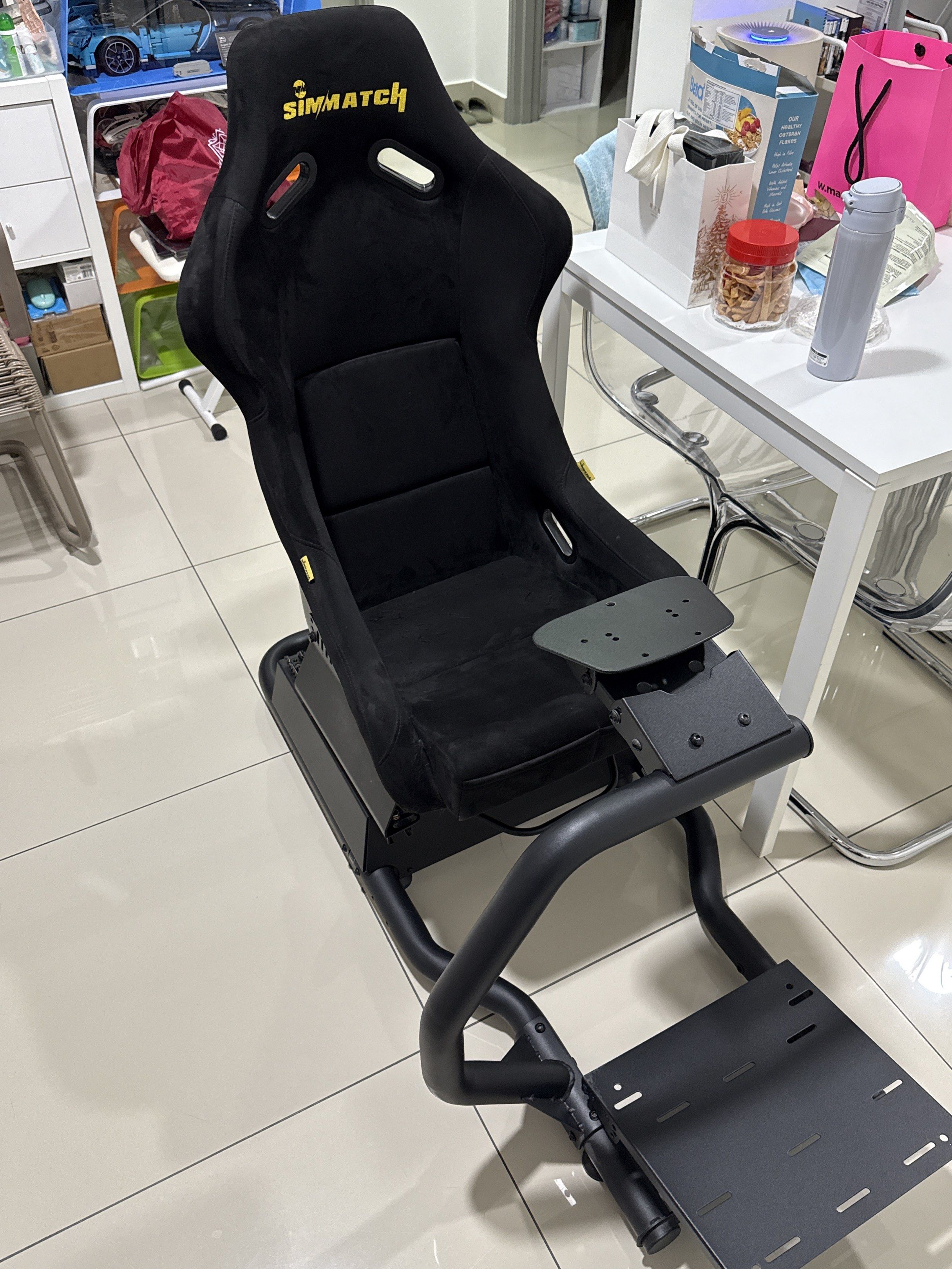 SimMatch Racing Simulator Seat, Furniture & Home Living, Furniture ...