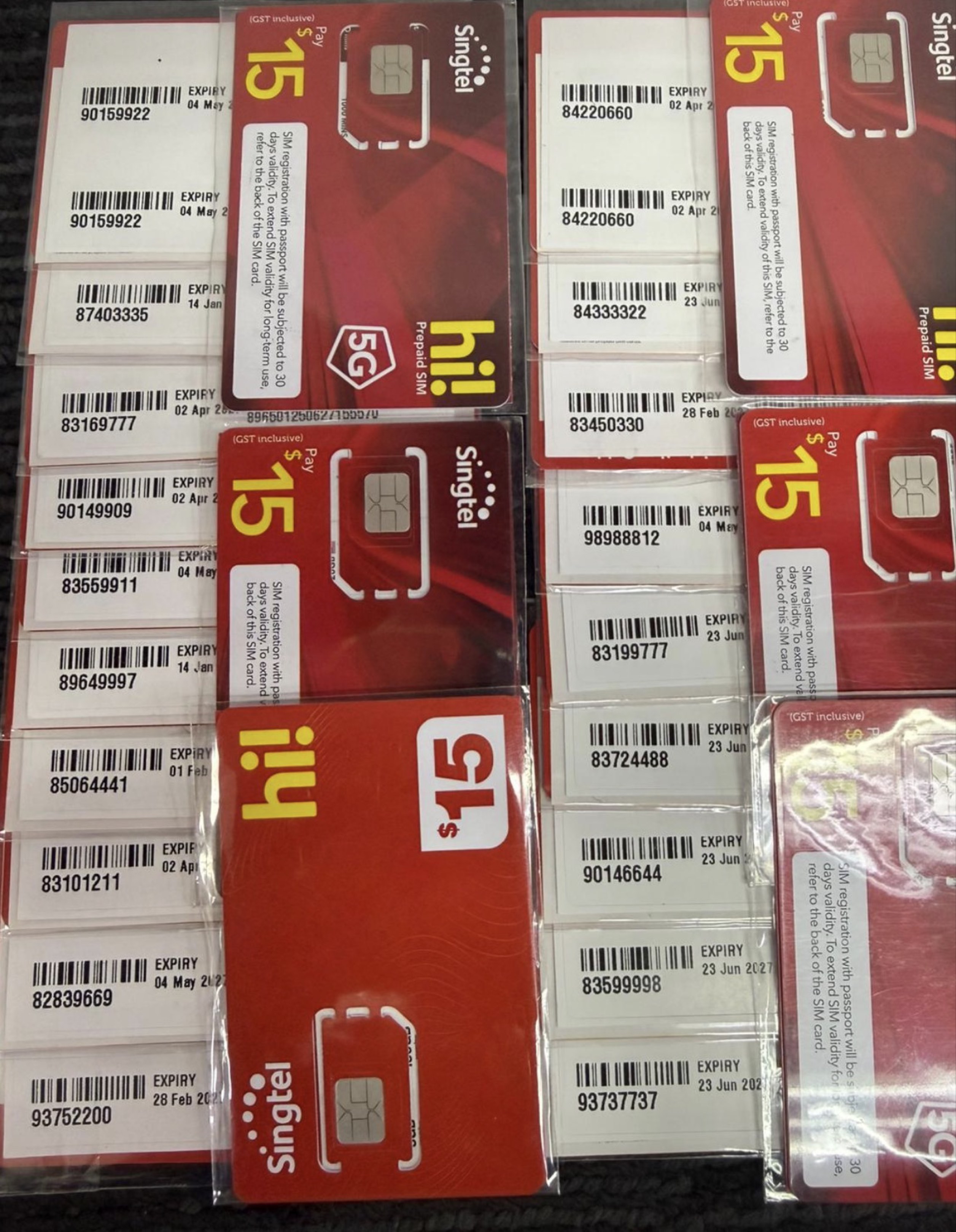 Singtel hi! Prepaid SIM Card Golden Number, Mobile Phones & Gadgets ...