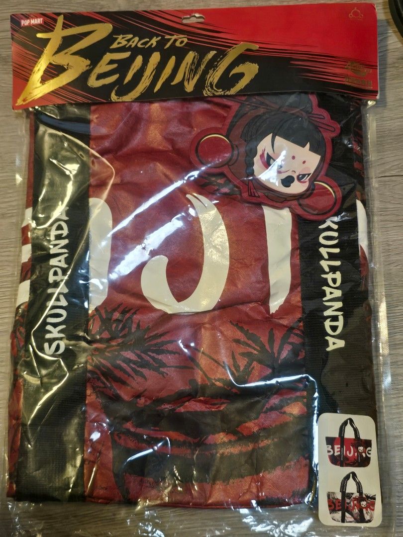 Skullpanda Back to Beijing Tote Bag, Women's Fashion, Bags & Wallets ...