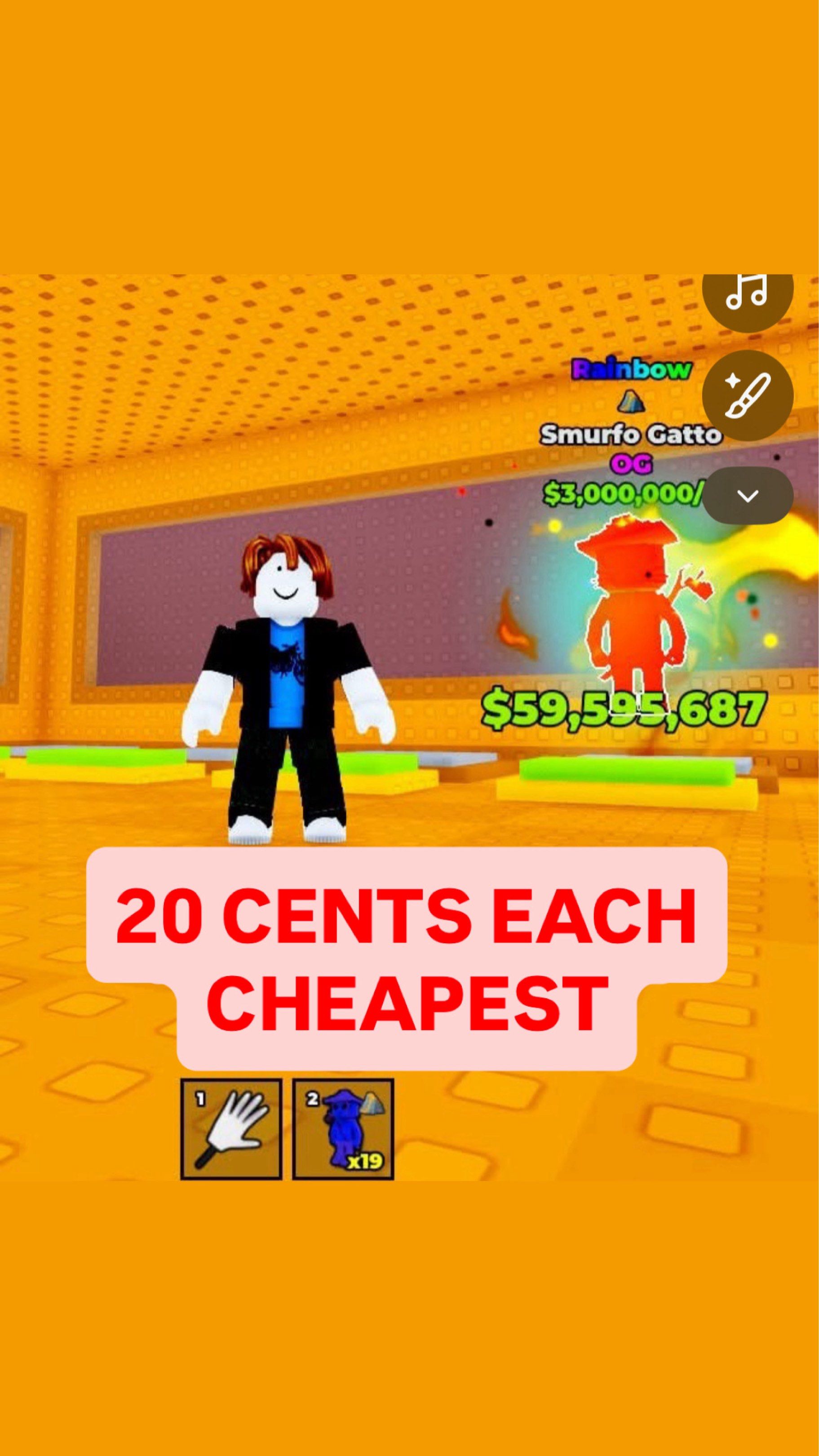 Smurfo Gatto OG | BREAK A LUCKY BLOCK, Video Gaming, Gaming Accessories ...