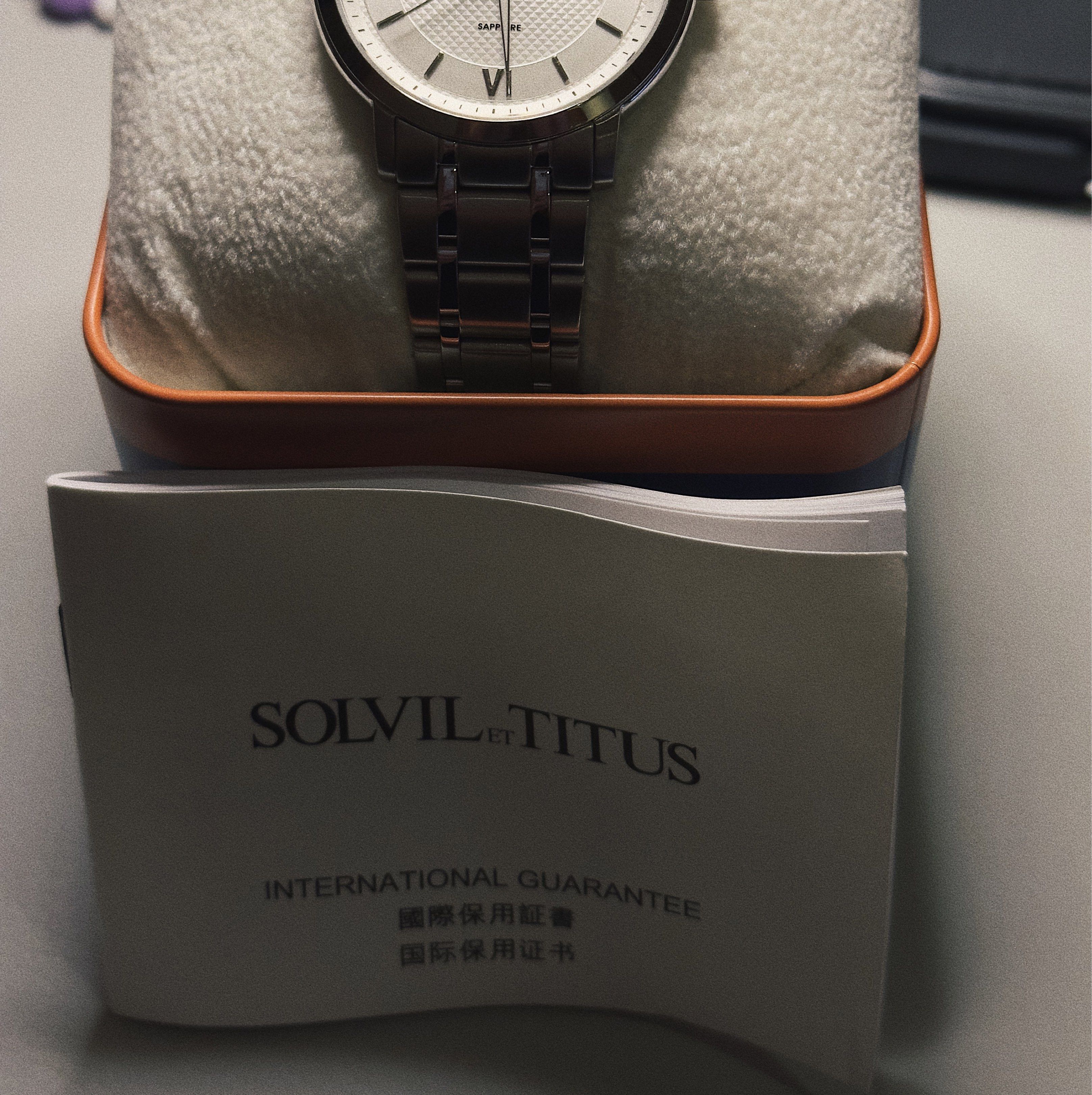 Solvil et Titus Sapphire Watch, Luxury, Watches on Carousell