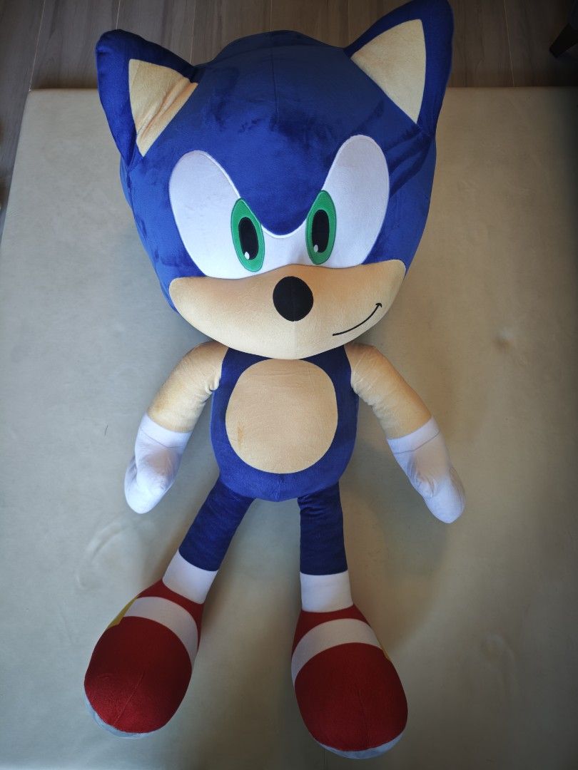 Sonic 超音鼠 超大毛絨公仔 115cm X 55cm, 興趣及遊戲, 玩具 & 遊戲類 - Carousell