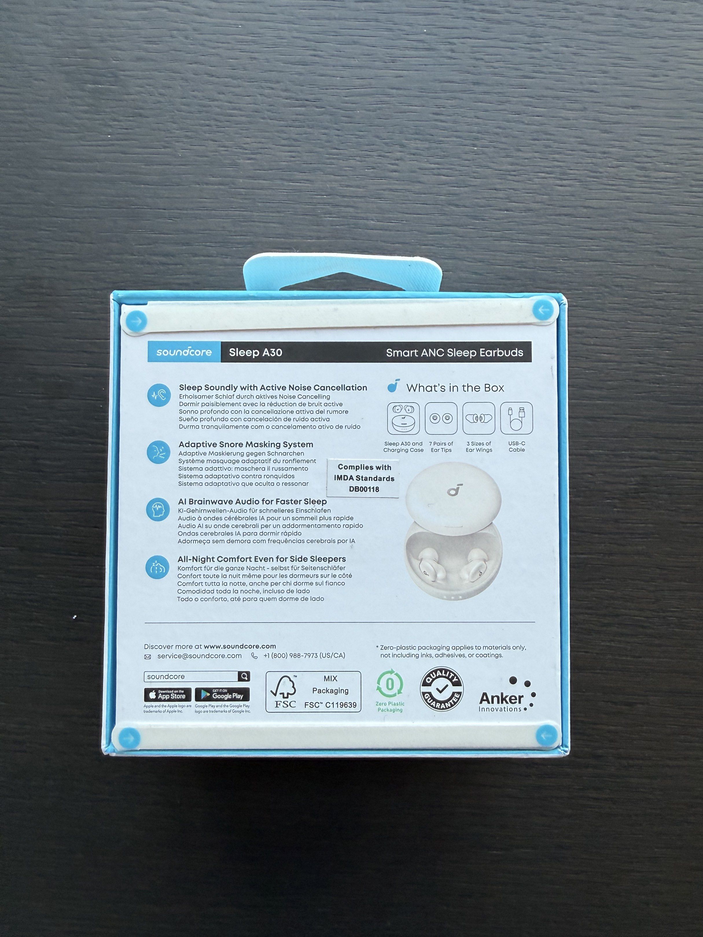 Soundcore Sleep A30 Smart ANC Earbuds, Audio, Earphones on Carousell