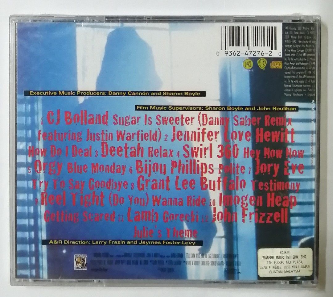Still I Know What You Did Last Summer Soundtrack CD (916) Jennifer Love ...