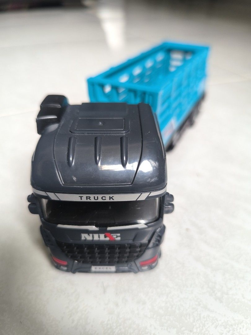 Style Haul Scale 1:64 Alloy Trailer Model Movable Joint Diecast Mini ...