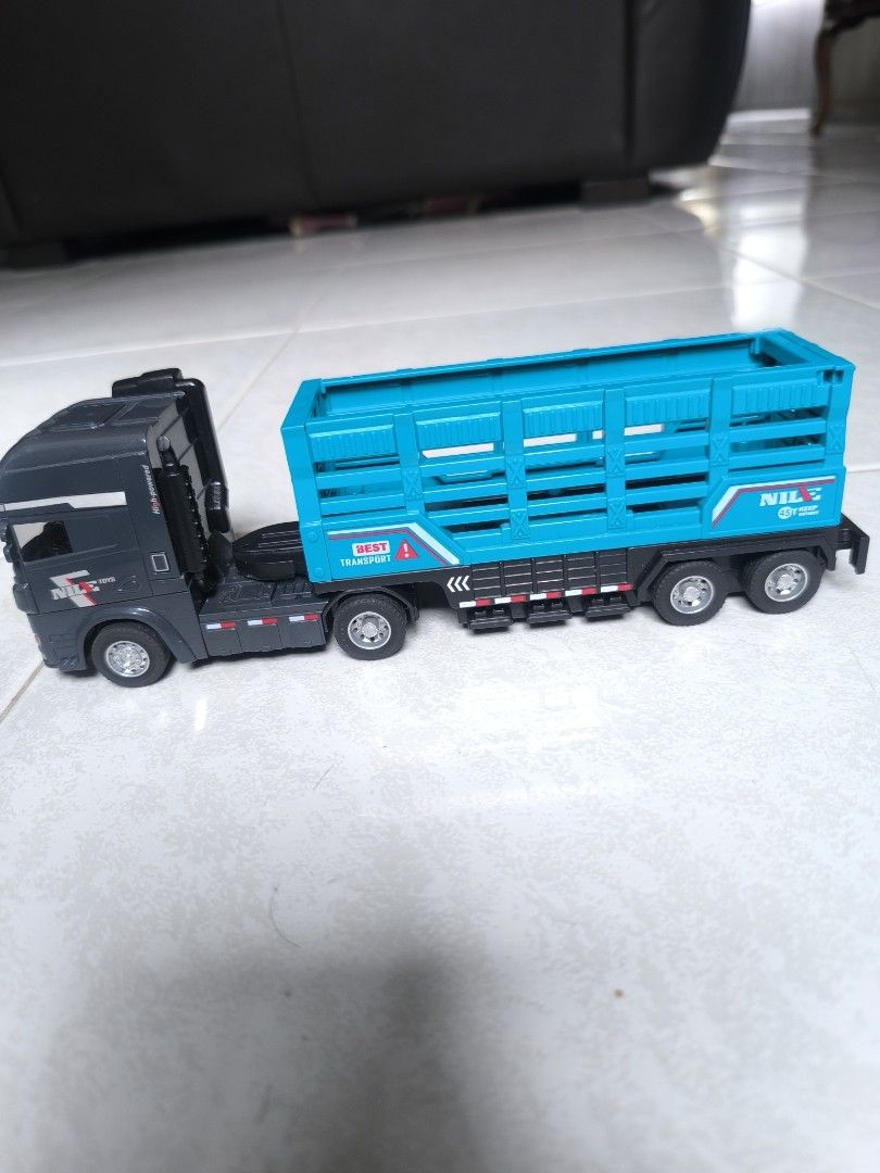 Style Haul Scale 1:64 Alloy Trailer Model Movable Joint Diecast Mini ...