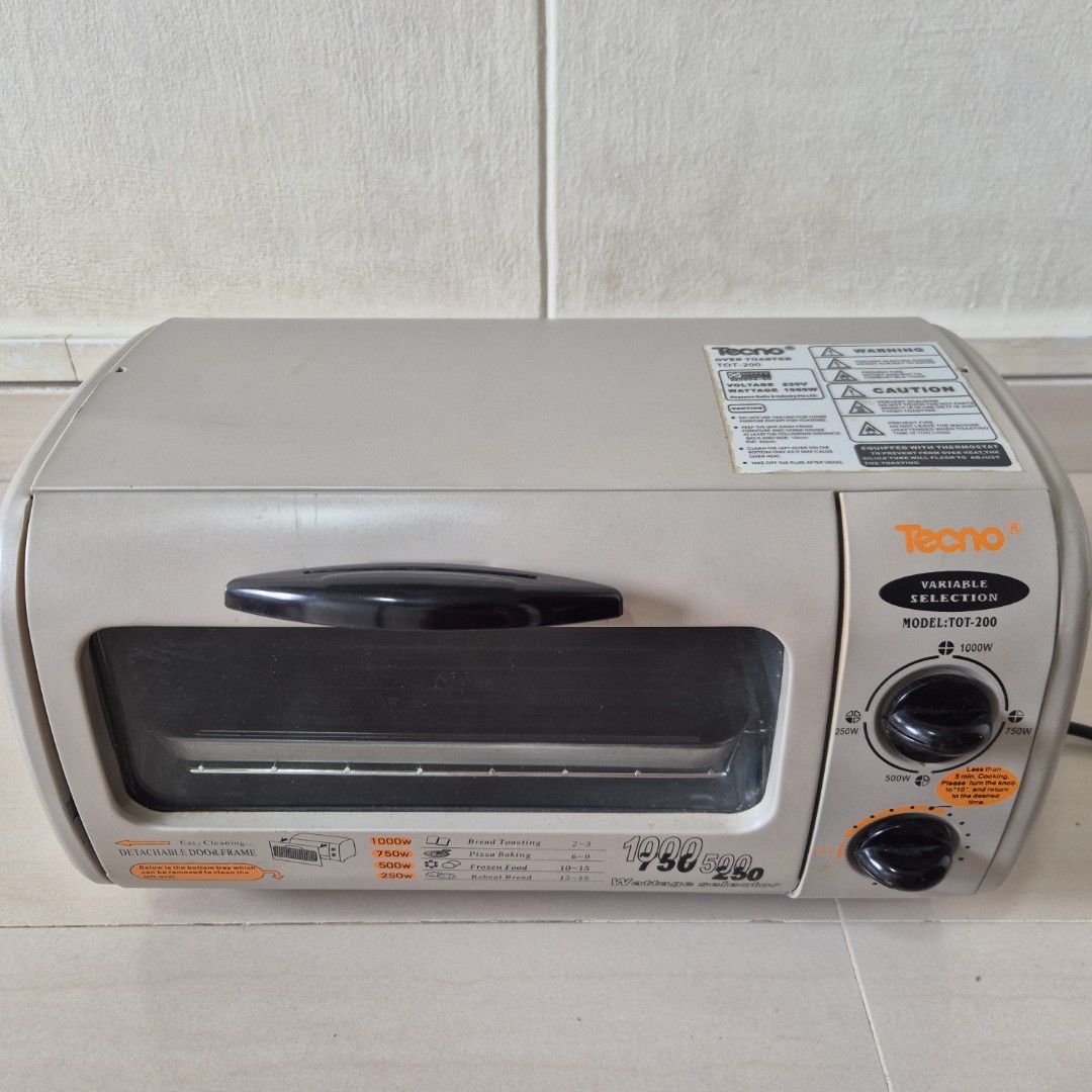 Tecno TOT-200 Variable Selection Toaster Oven, TV & Home Appliances ...