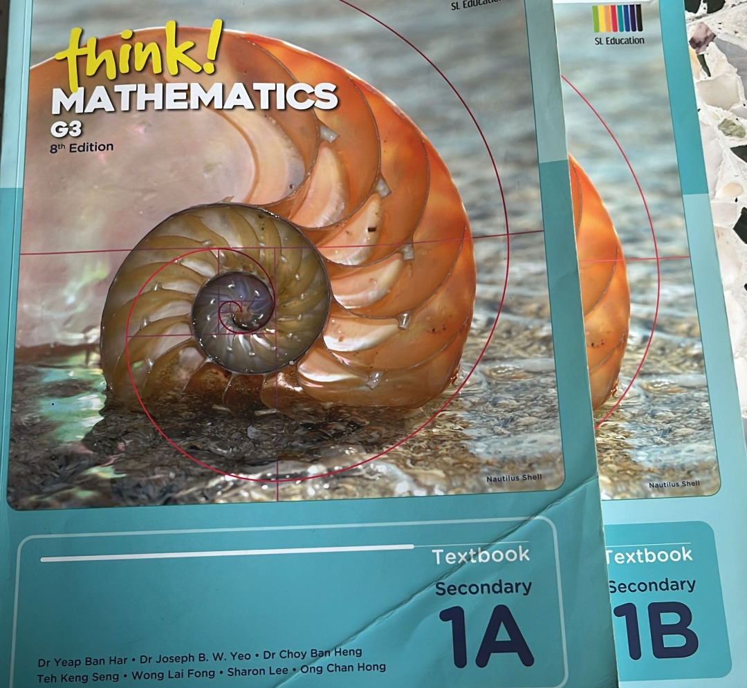 Think! Mathematics G3 Textbook 1A & 1B, Hobbies & Toys, Books ...