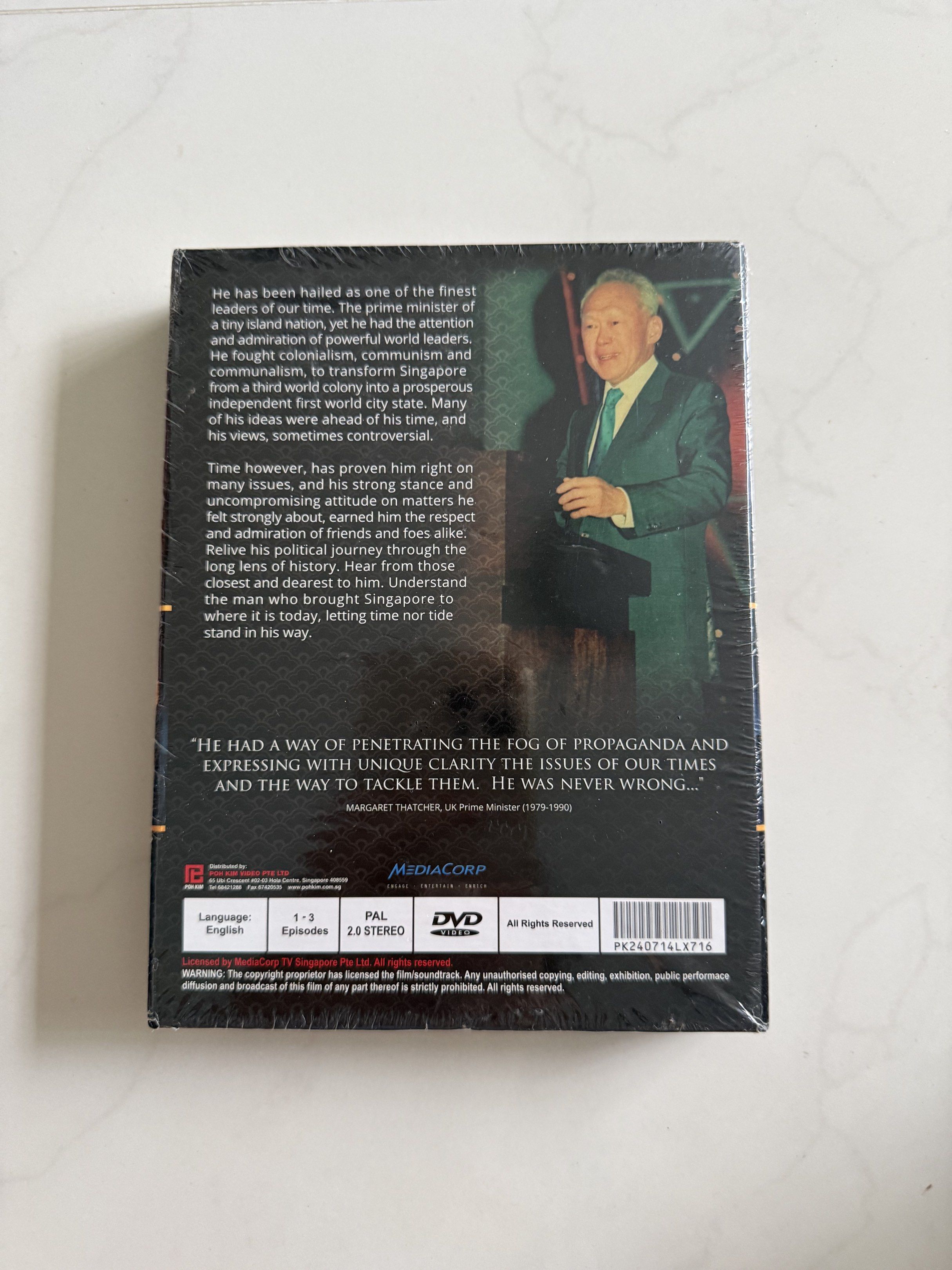 Time Nor Tide: Remembering Lee Kuan Yew DVD, Hobbies & Toys, Music ...